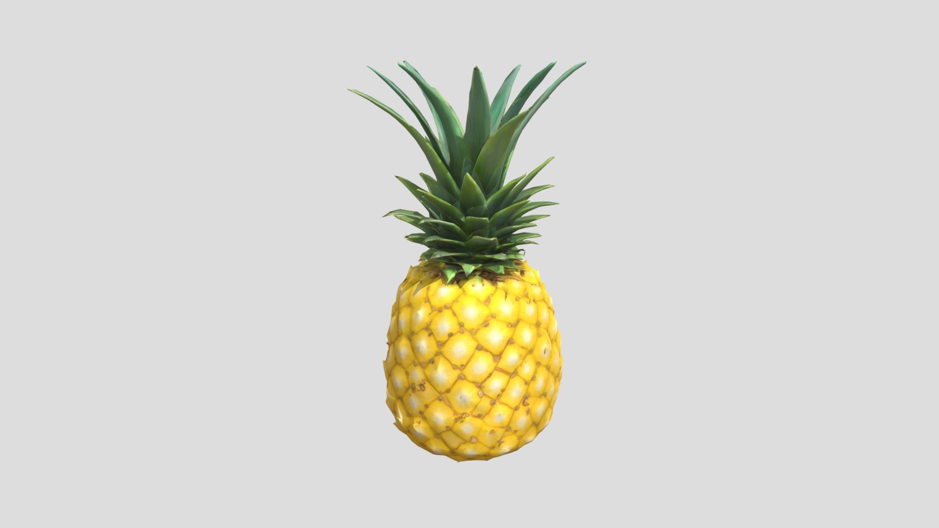 pineapple - 3D model by inev1table [fa30c32] - Sketchfab