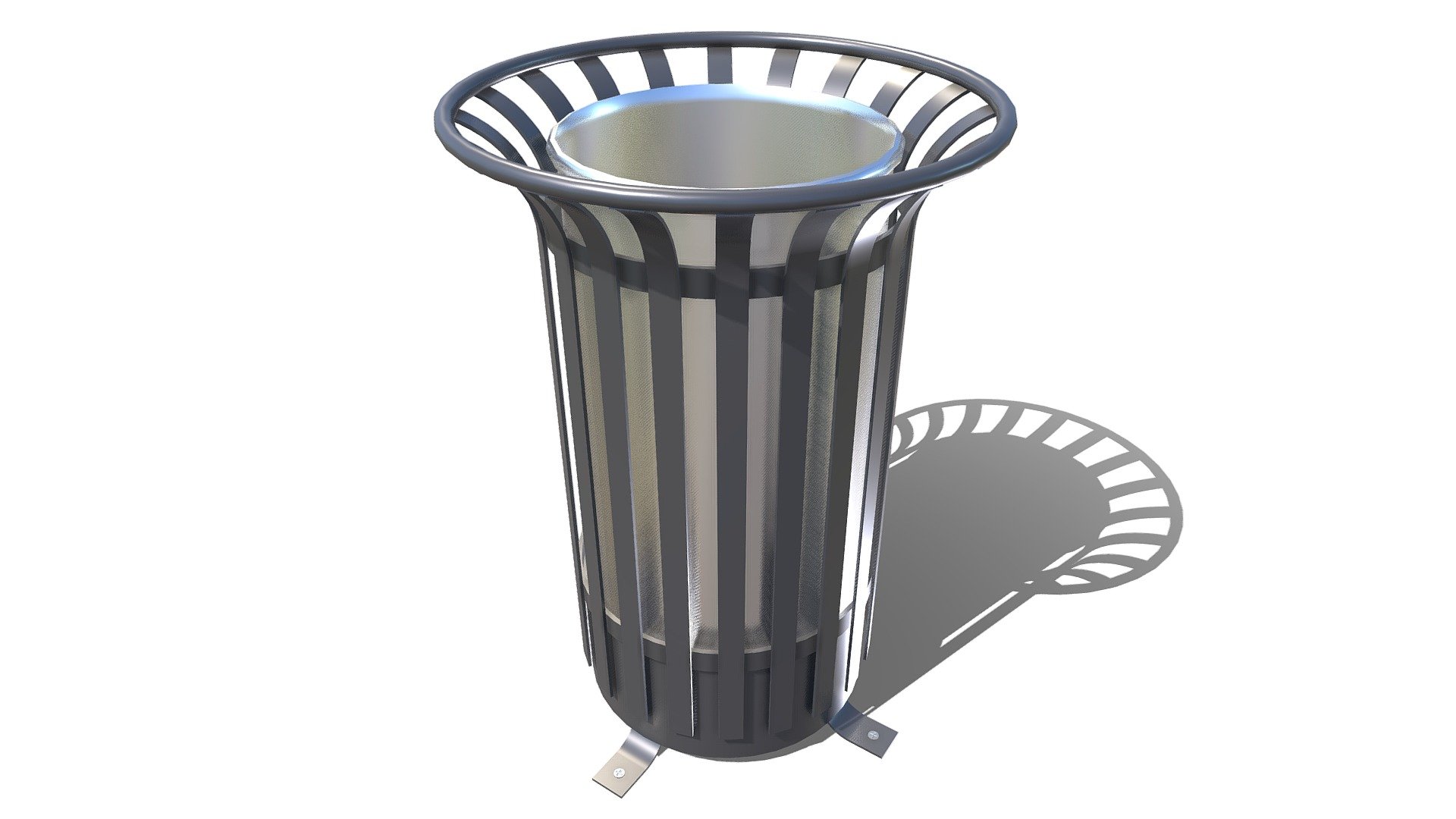 Rubbish / Litter / Trash / Garbage Bin - Buy Royalty Free 3D model by ...