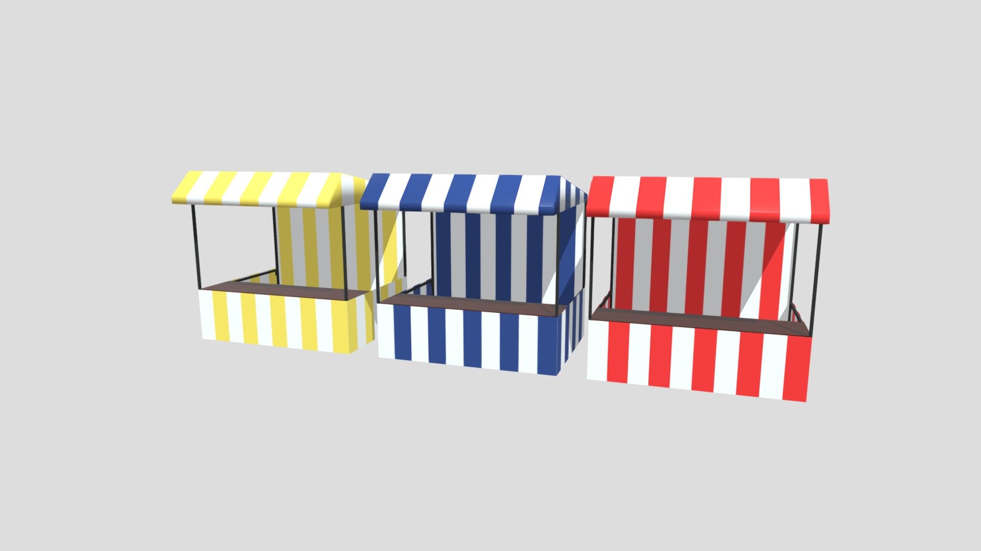 Side Stalls - Download Free 3D model by Seven.Four [fa330c8] - Sketchfab