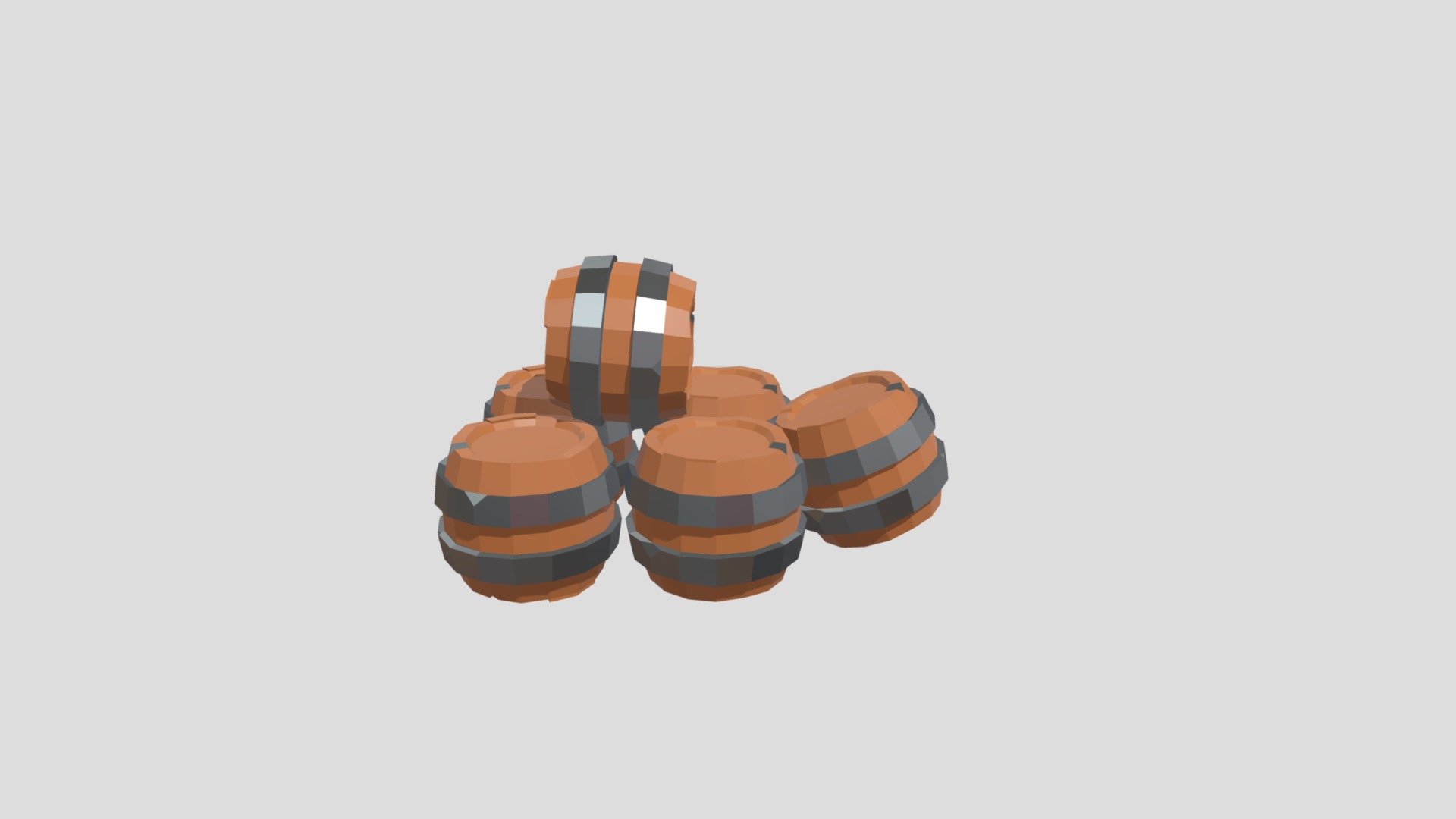 Baril Low-Poly - Download Free 3D model by Lecheddardu56 ...
