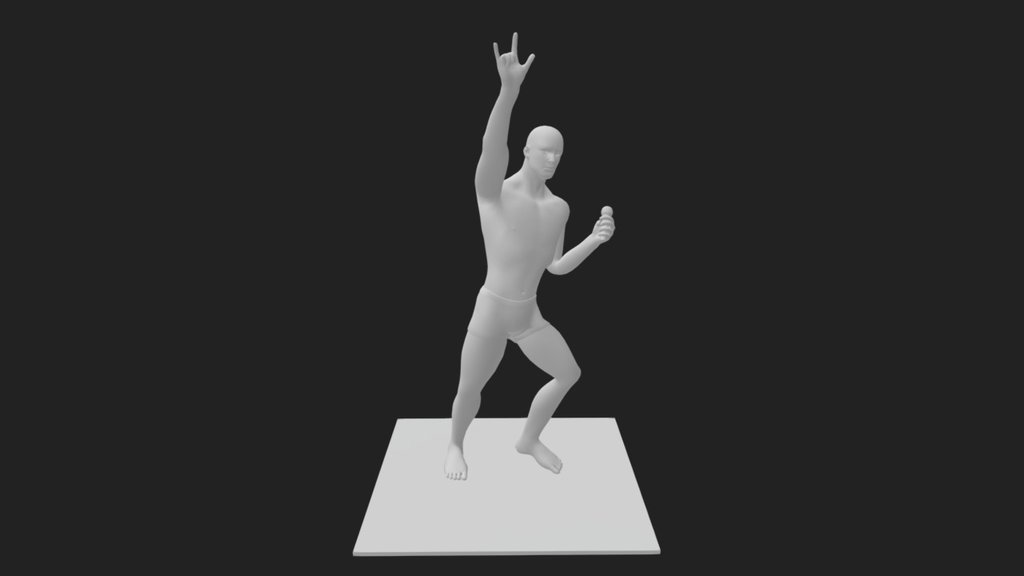 Pose_Rocking_Out - 3D model by claudia.short [fa342e2] - Sketchfab
