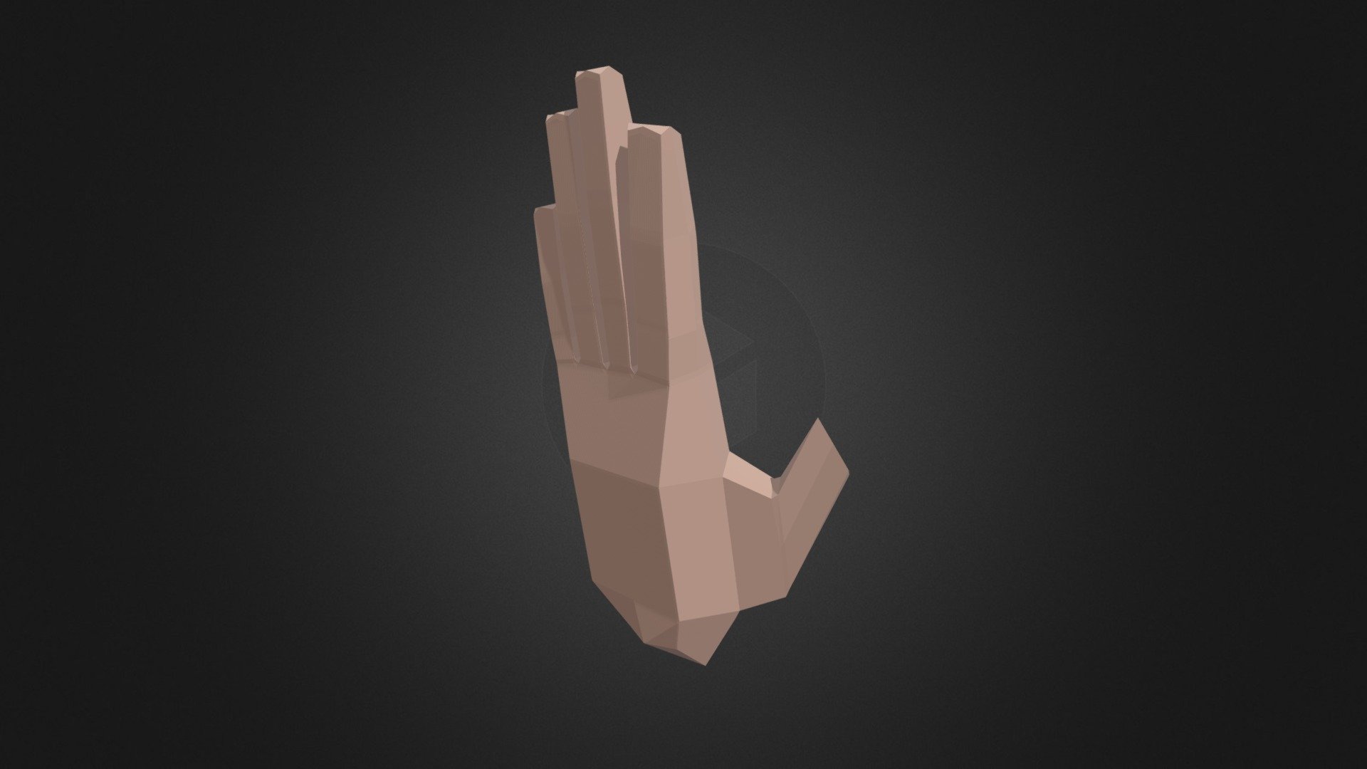 Low Poly Hand - 3D model by the1987redfox [fa3514f] - Sketchfab