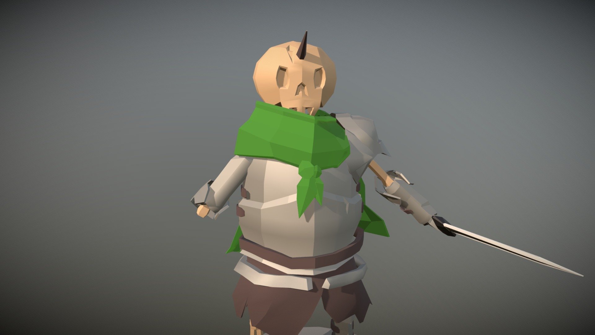 Low Poly Skeleton - Download Free 3D model by Johnnart_ [fa35292 ...