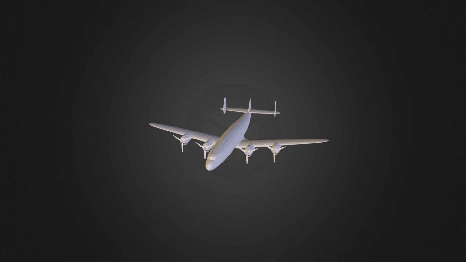 Lockheed Constellation - 3D model by 3dindustries [fa37296] - Sketchfab