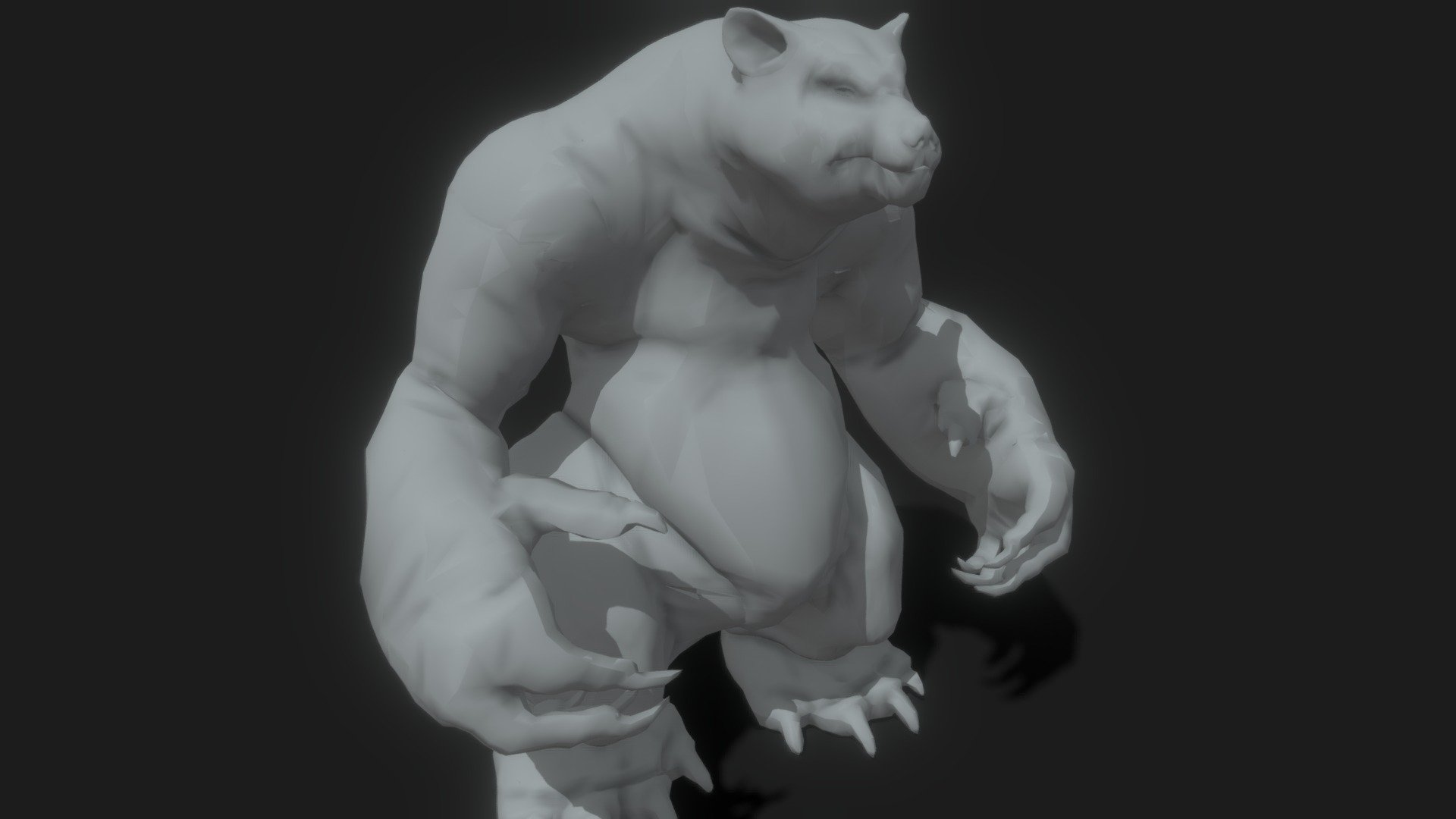Bear Beast Base Mesh - Download Free 3D model by Patrick San ...