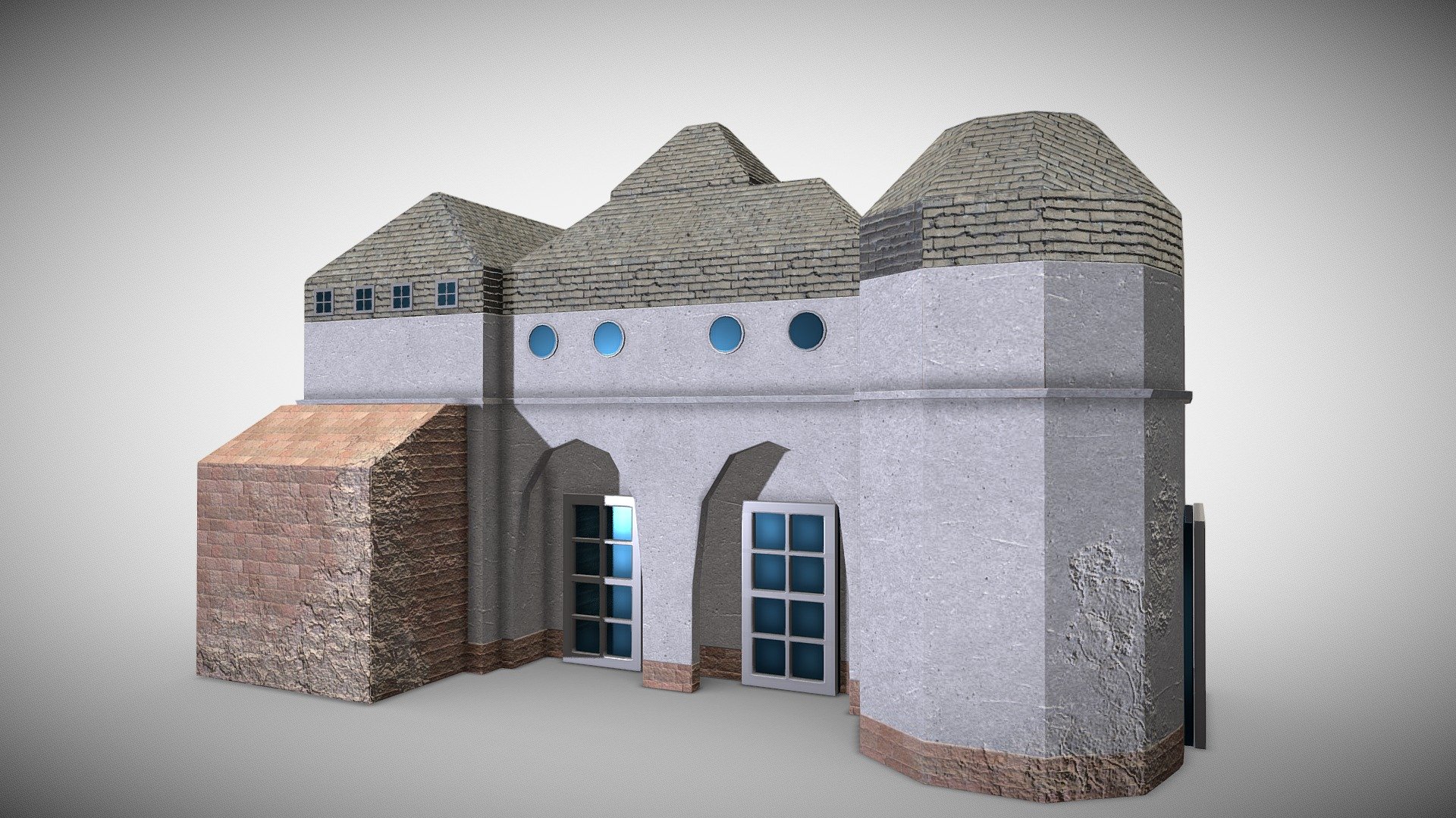 Old Building - 3D model by S3 Renders (@S3Renders) [fa3bdc7] - Sketchfab
