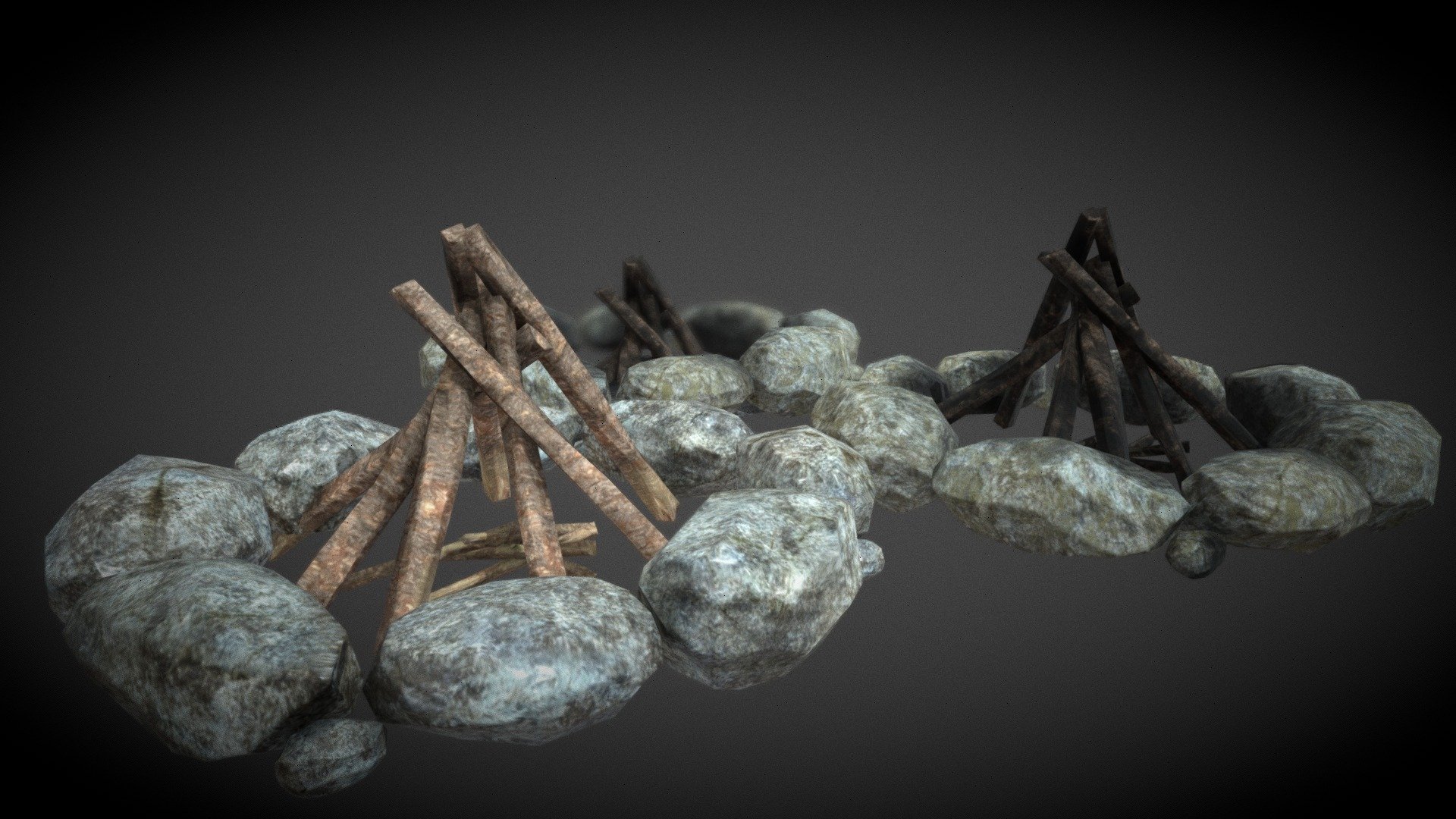 Bonfire - Buy Royalty Free 3D model by ToxaGrom (@3dAssatsForGames ...