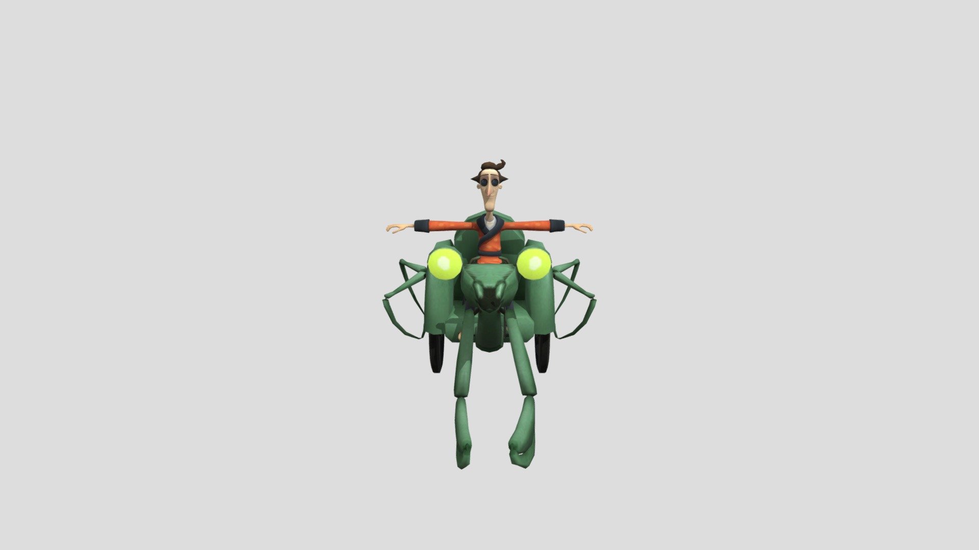 Other Father With Tractor Coraline Wii - Download Free 3D model by ...