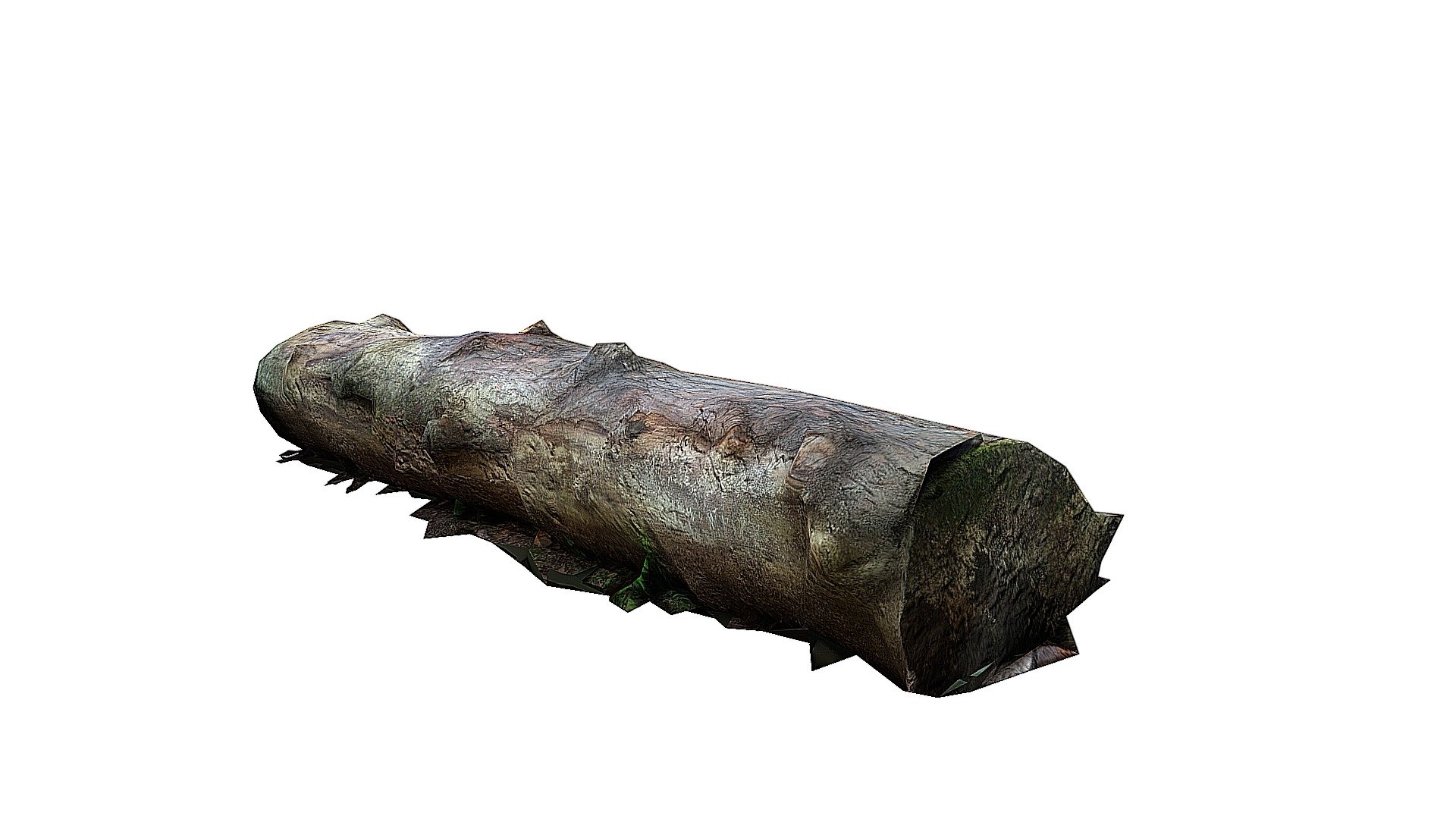 Natural Log Bench (Game Ready) Low Polygon - 3D model by Uriel86 ...