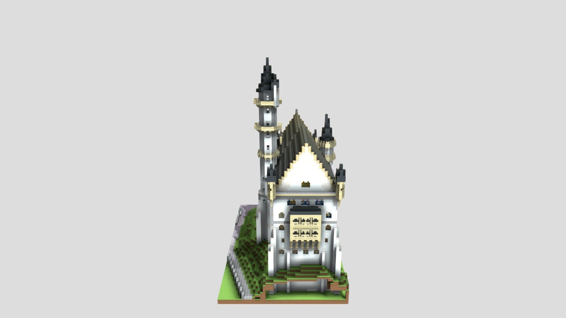 neuschwanstein castle - 3D model by akeizumo0726 [fa3e176] - Sketchfab