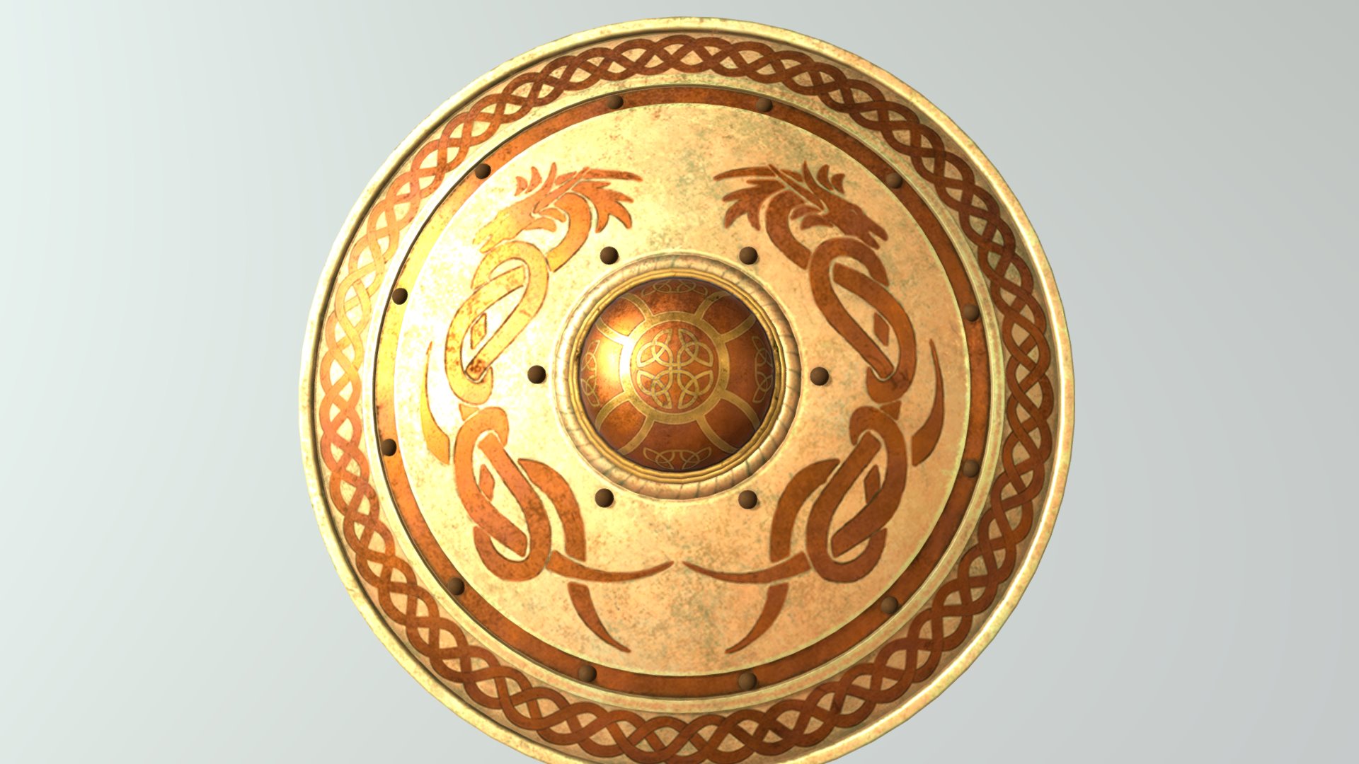Knight's shield - 3D model by HardzGal [fa3e509] - Sketchfab