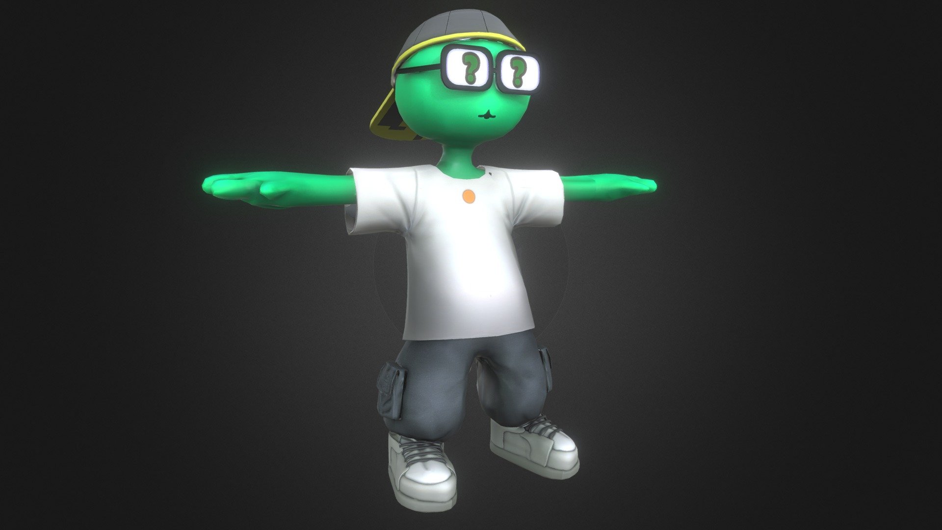 Charactor Hip Hop Stylized - Download Free 3D model by P-Vi.Art ...