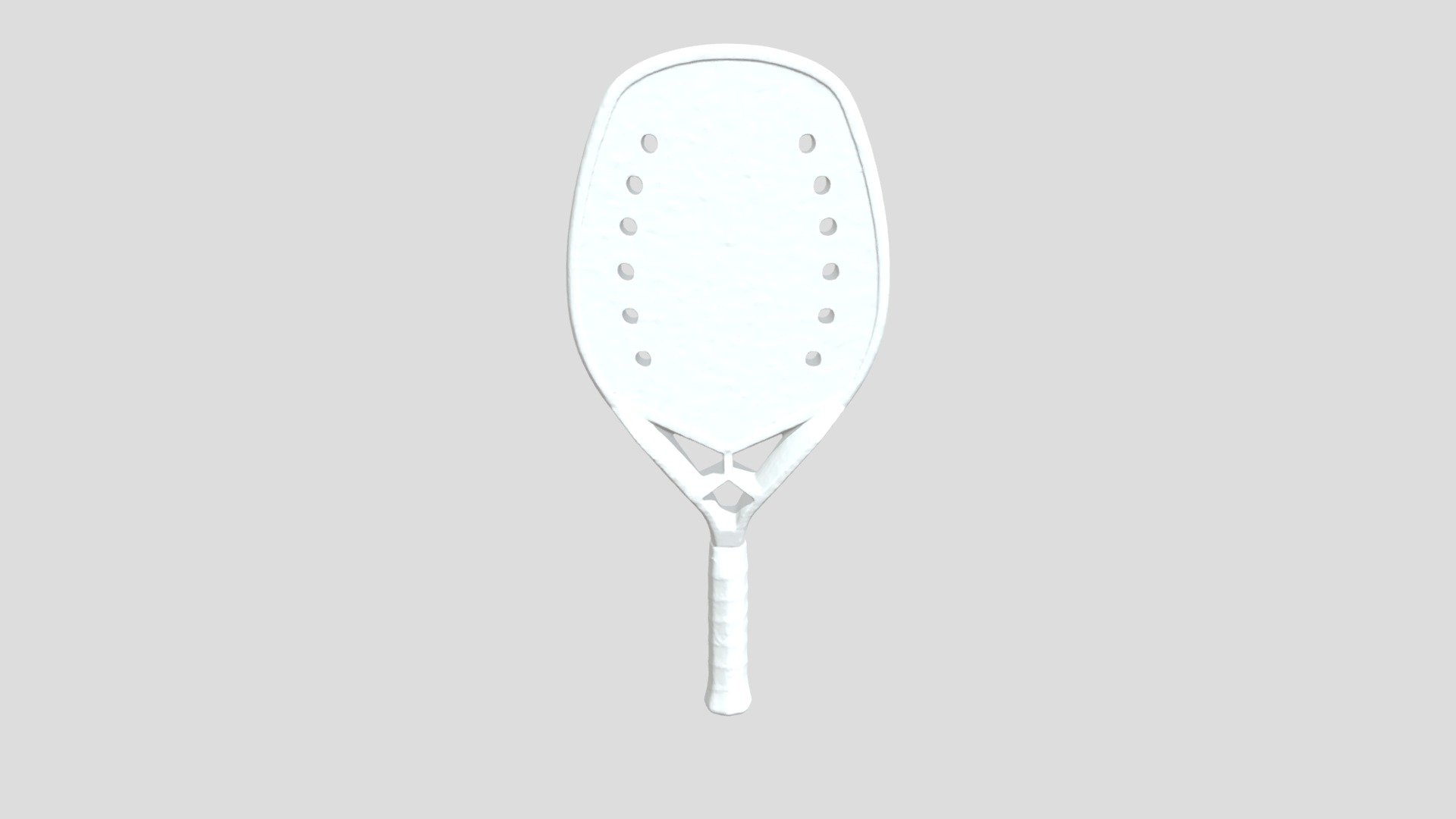 Carbon Paddle Racket - Download Free 3D model by berninistefano.est ...