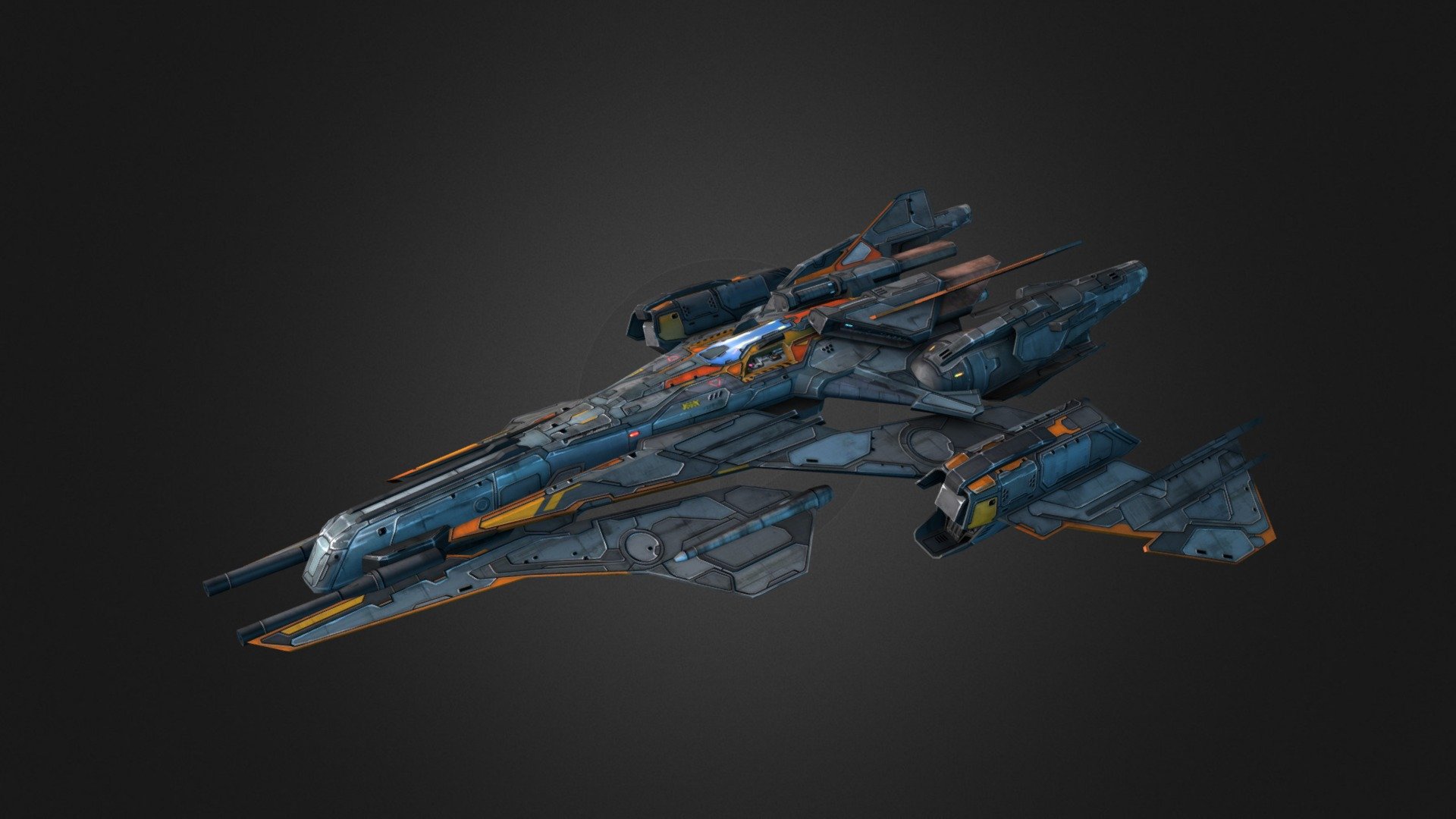 Starfighter - 3D model by GrafxBOX / CGPitbull (@GrafxBOX) [fa410bf ...