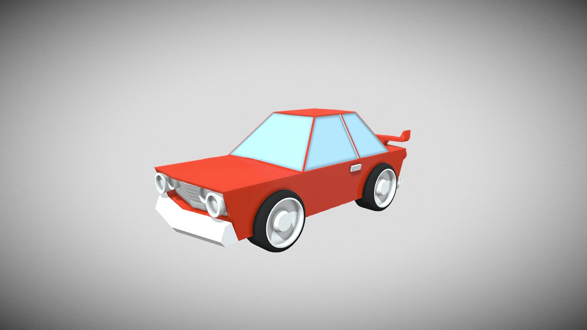 Low Poly Racing Car - Download Free 3D model by Yaksh [fa42a04] - Sketchfab