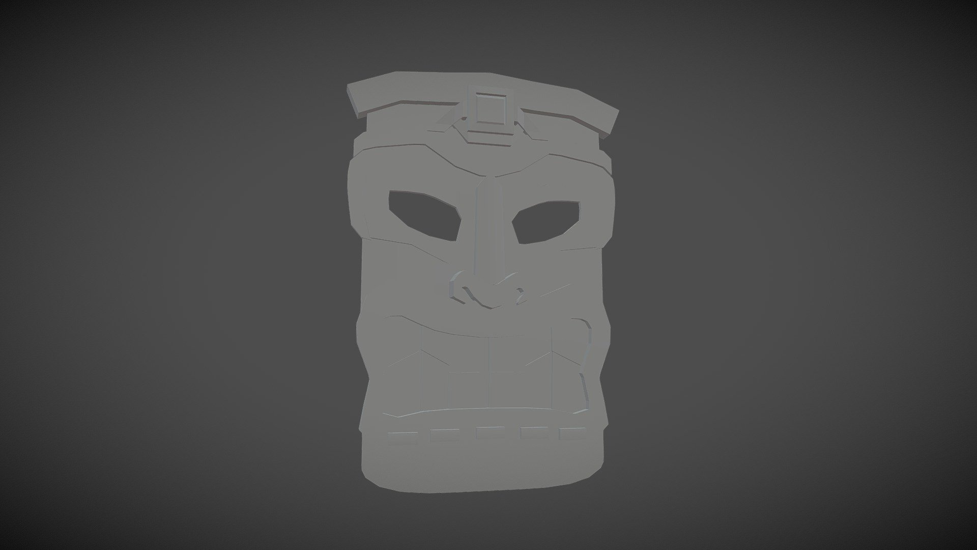 Mayan Mask - 3D model by BenDawson [fa43bc4] - Sketchfab