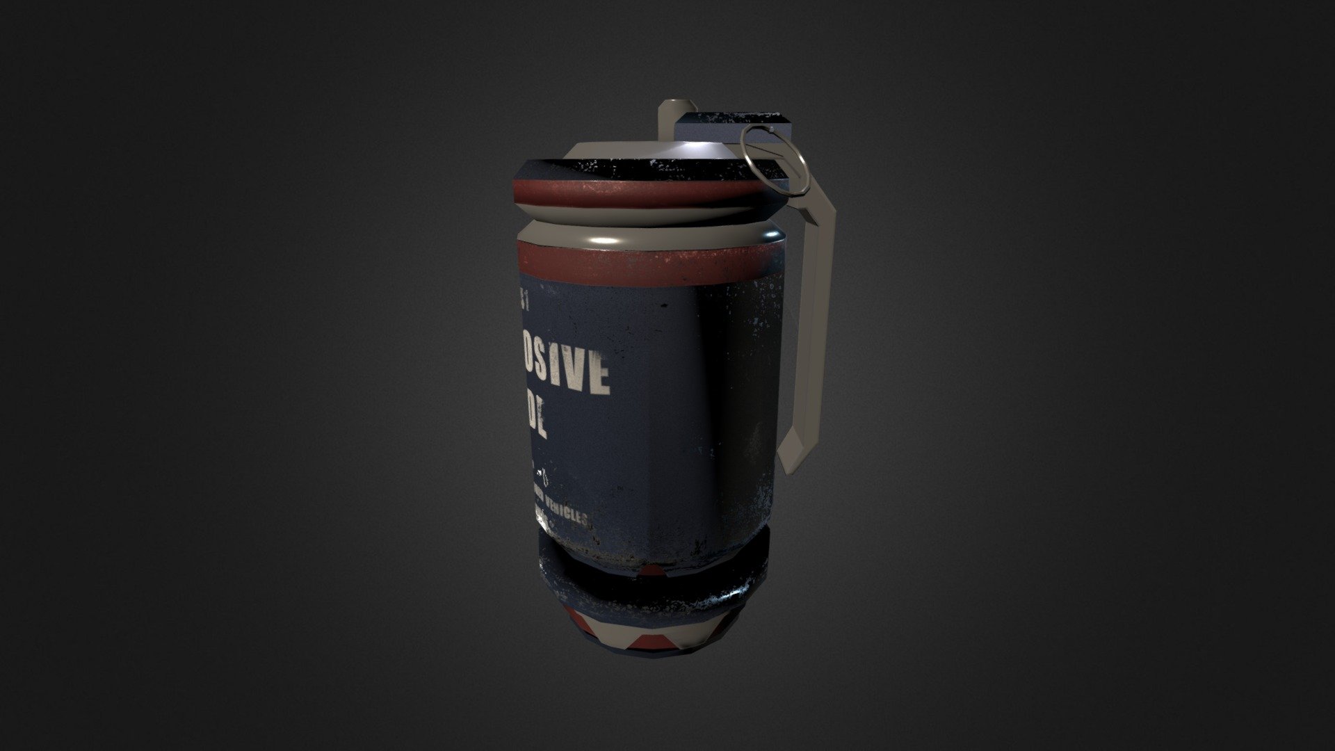 Frag Grenade Mesh - 3D model by Mateusz Katzig (@mateuszkatzig ...