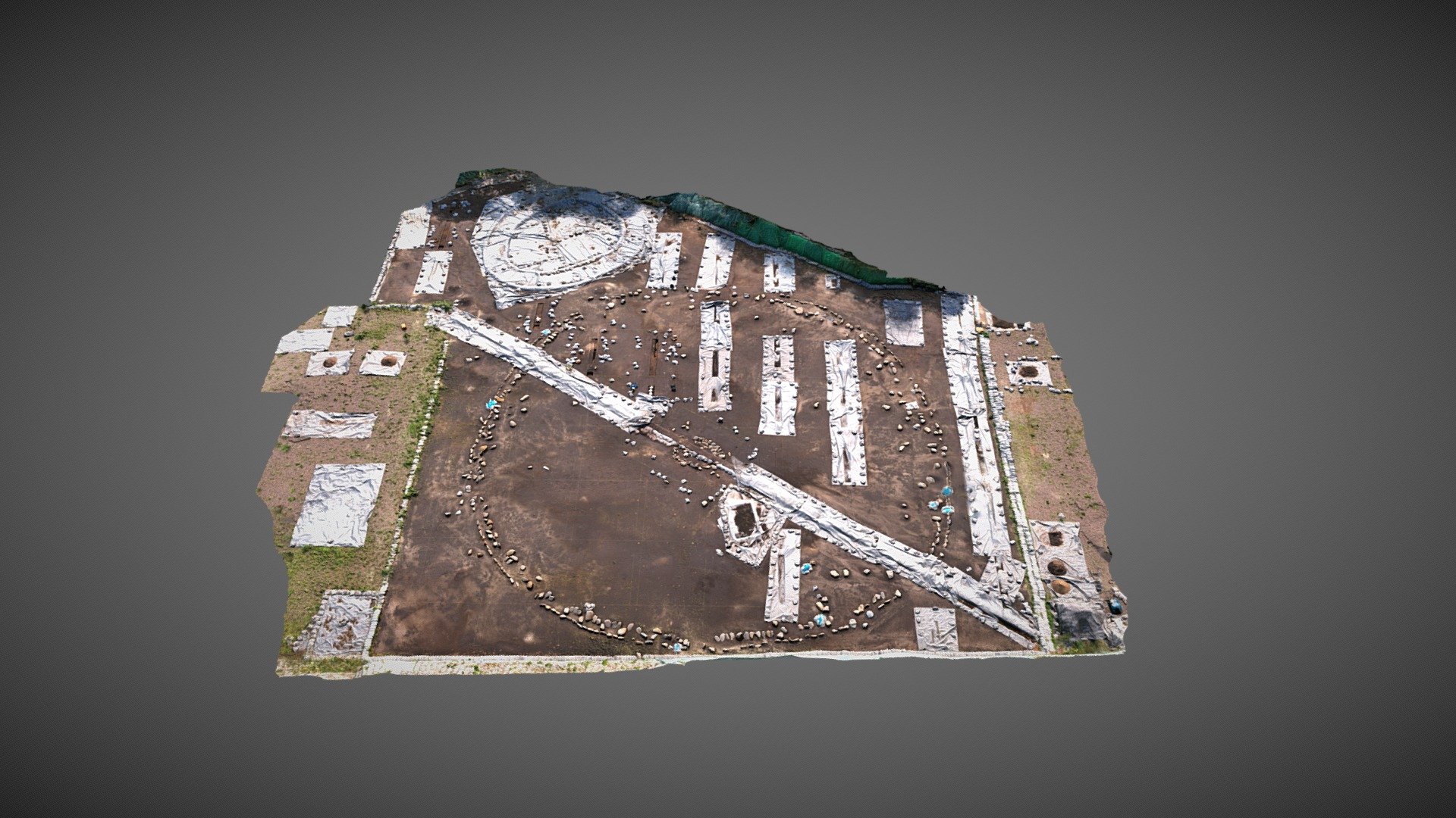 Washinoki Stone Circle Site - 3D model by CoreyNoxon [fa43da3] - Sketchfab