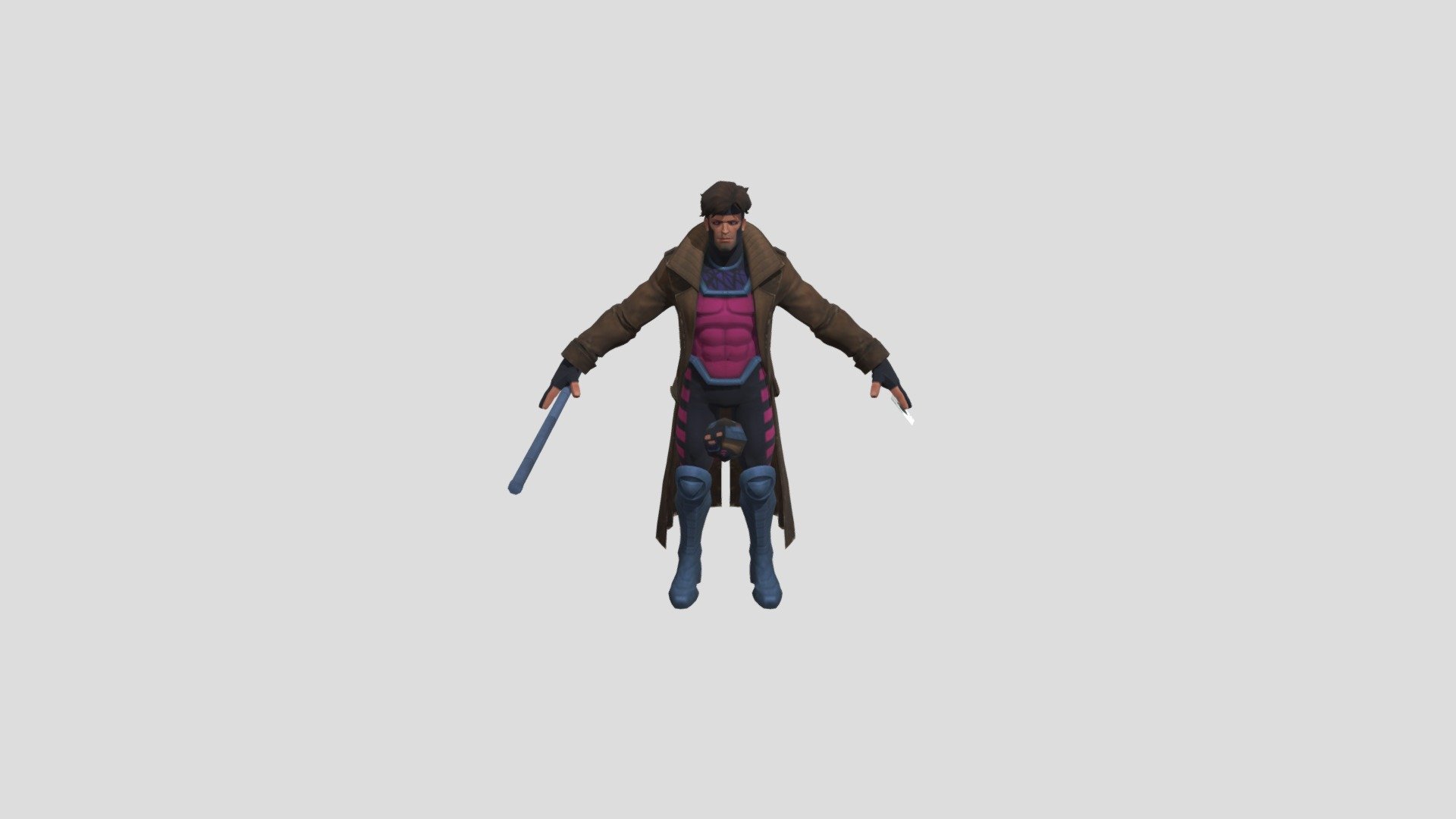 Remy Le Beau - Gambit - Download Free 3D model by Tigerar1 ...