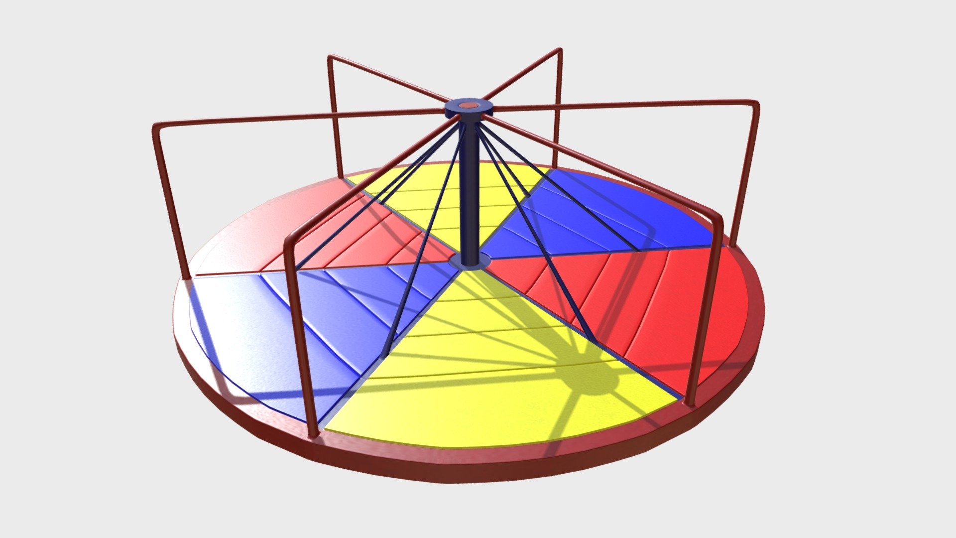 Playground merry-go-round 1 - Buy Royalty Free 3D model by ...