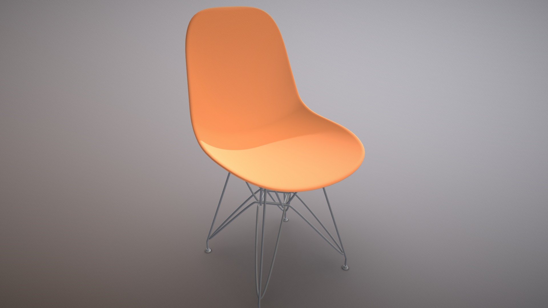 Eames Fiberglass Chair, Model by Brian James - 3D model by joepvdsteen ...