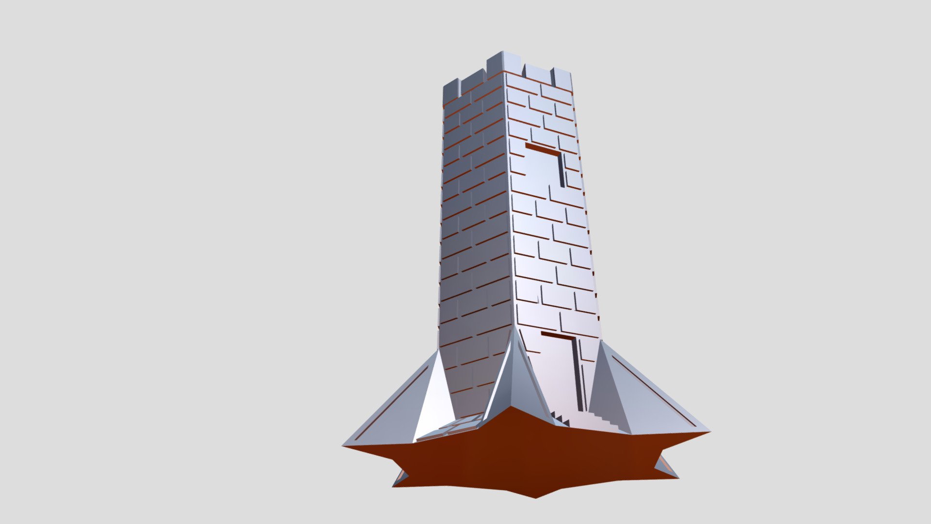 Tall Tower - Download Free 3D model by Trockk (@Timrockk) [fa4b2c6 ...