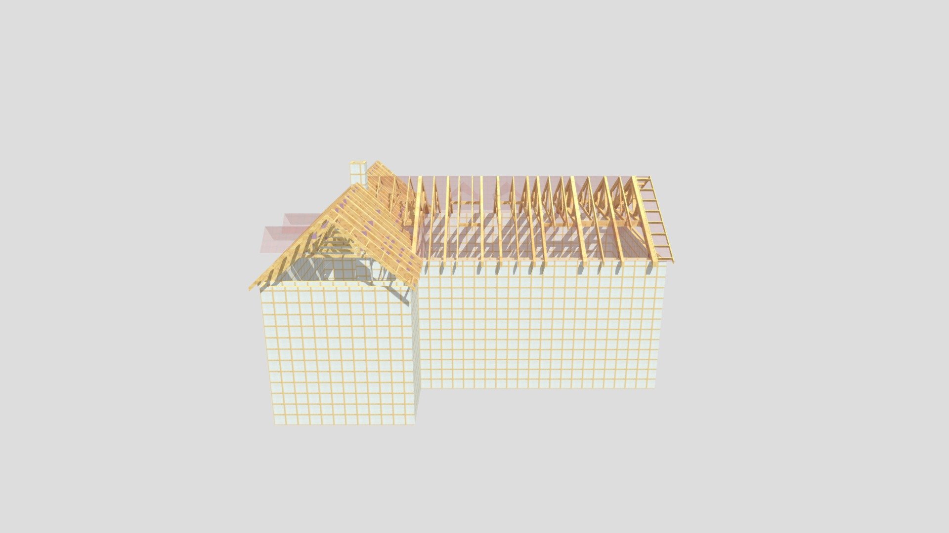 House_-_ Roof_ Design - 3D model by RoofTrusses2023 [fa4c9e6] - Sketchfab