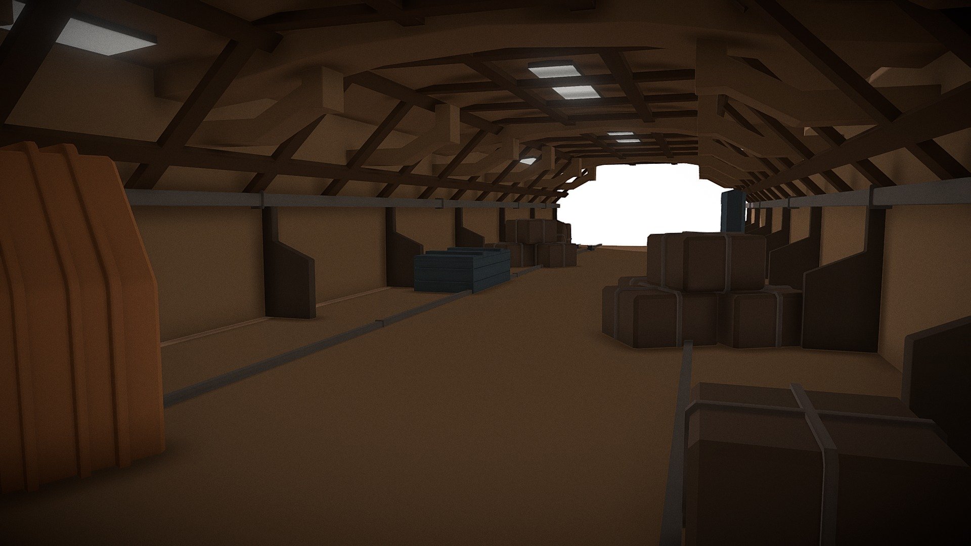 Basic Hallway - Download Free 3D model by mohitpatel4078 [fa4d2dc ...