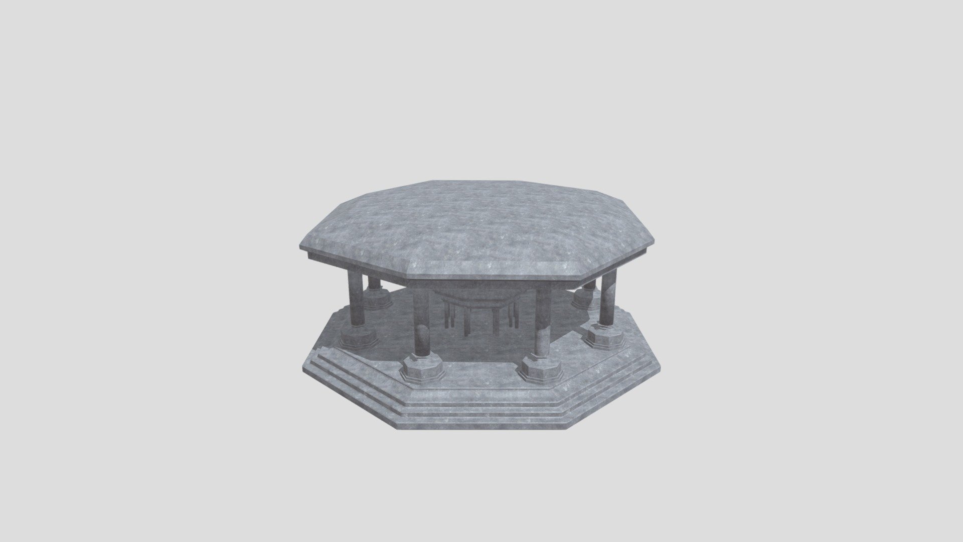 Medieval Stone Temple - Download Free 3D model by AnyRPG [fa4e32c ...