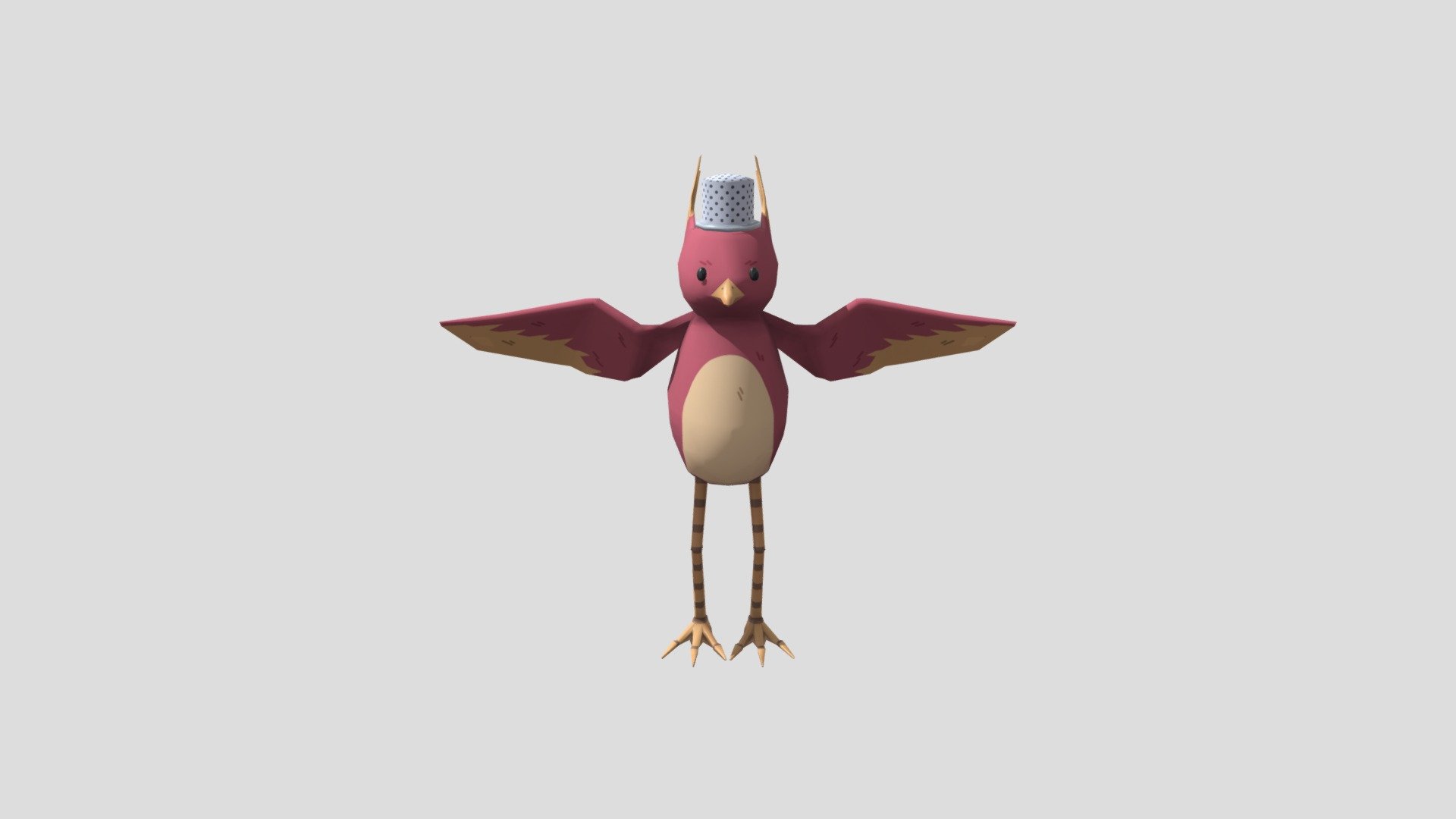 Bird - 3D model by elizelin [fa4e3db] - Sketchfab