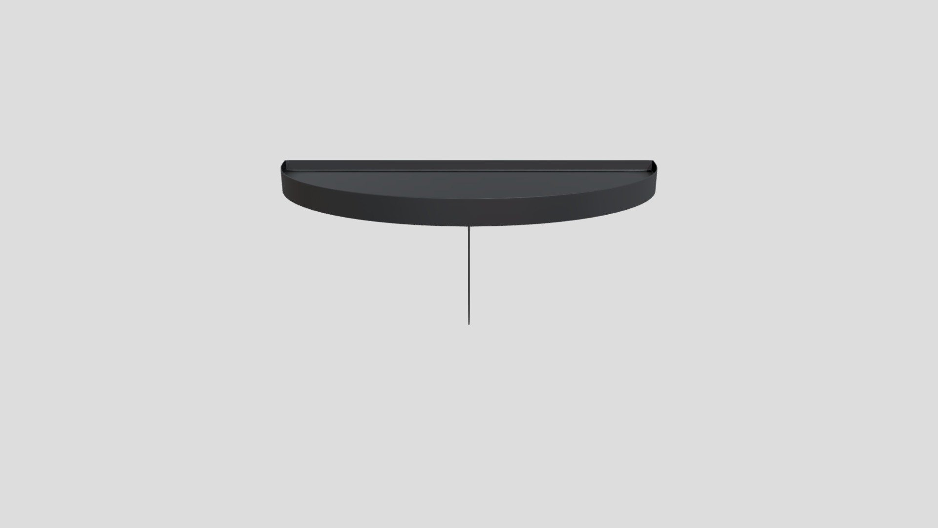 Metal wall shelf Black - Buy Royalty Free 3D model by 3DImaginationHub ...