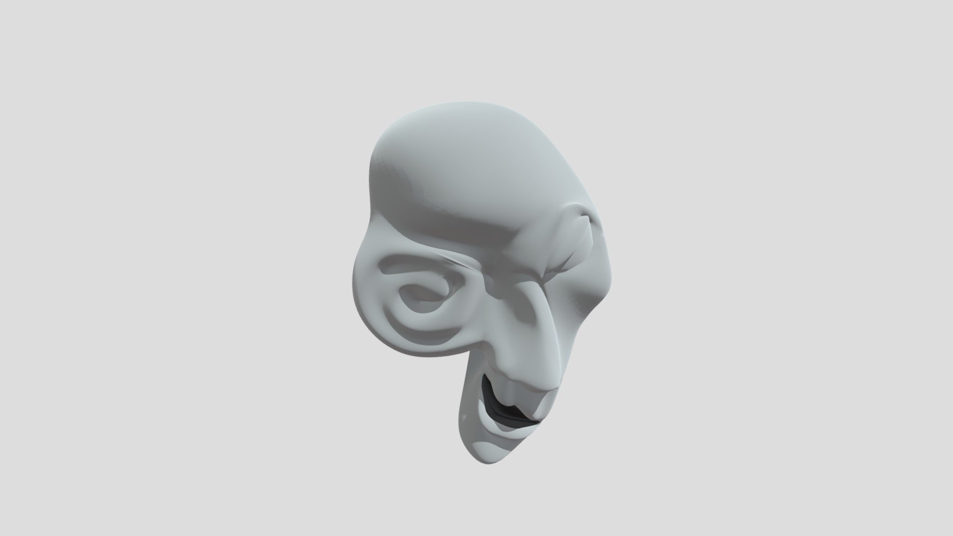 Techno face - Download Free 3D model by csg.honza [fa53d99] - Sketchfab