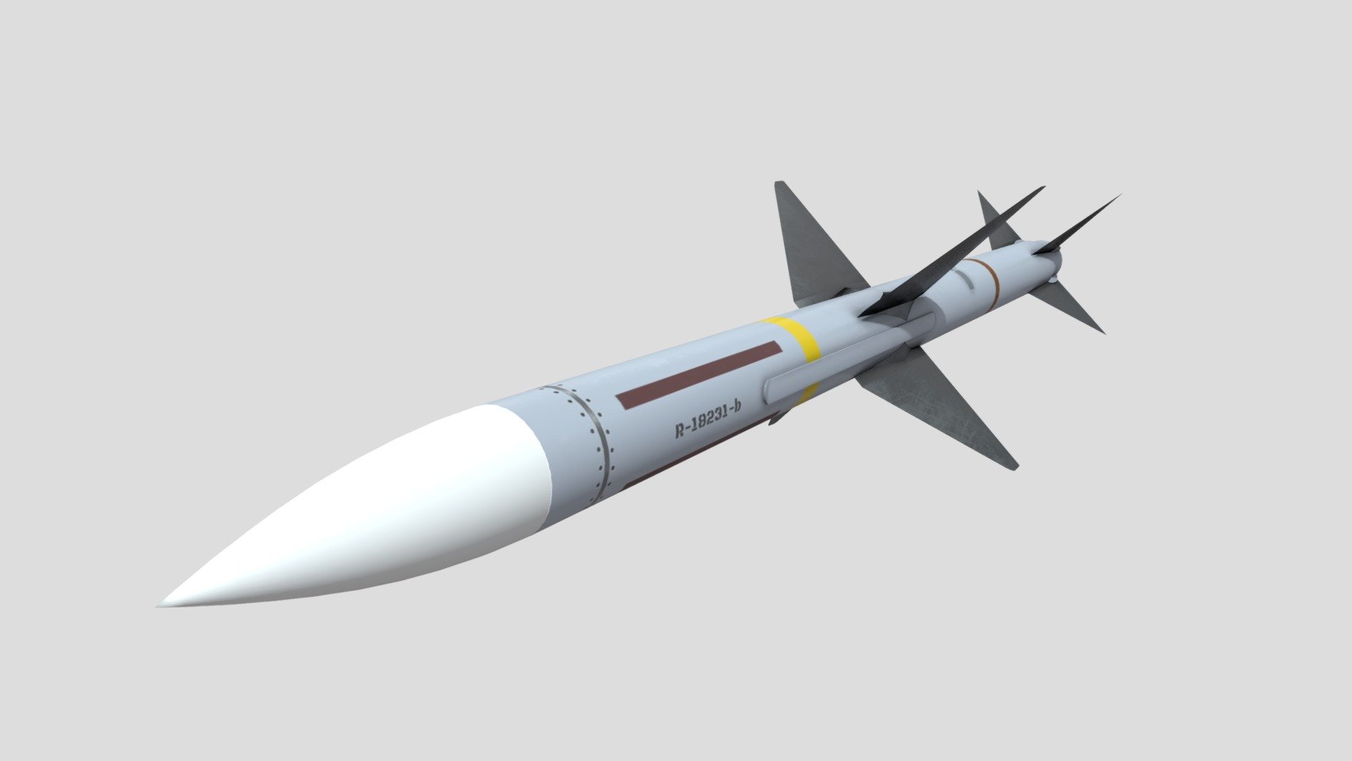 AIM-7E-2 Sparrow - 3D model by theonlyone223 [fa55155] - Sketchfab
