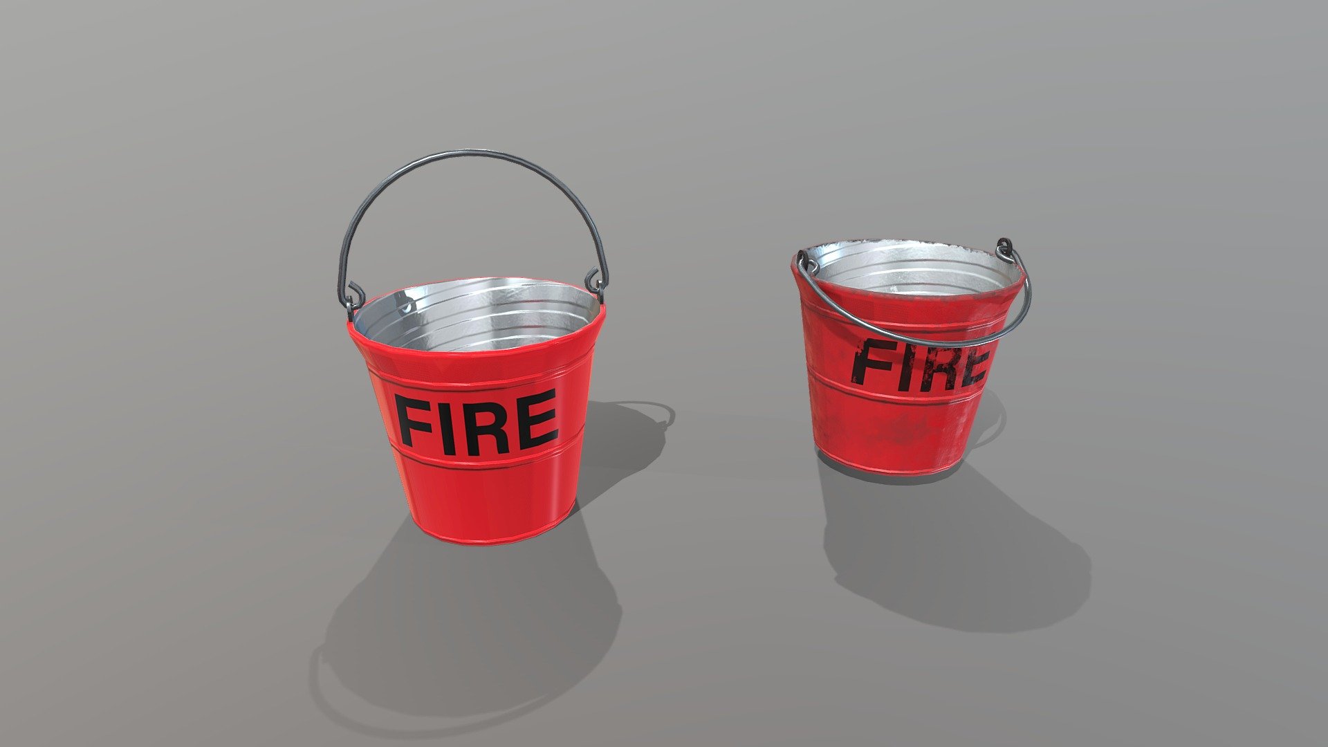 Fire buckets - Buy Royalty Free 3D model by Sousinho [fa5717a ...