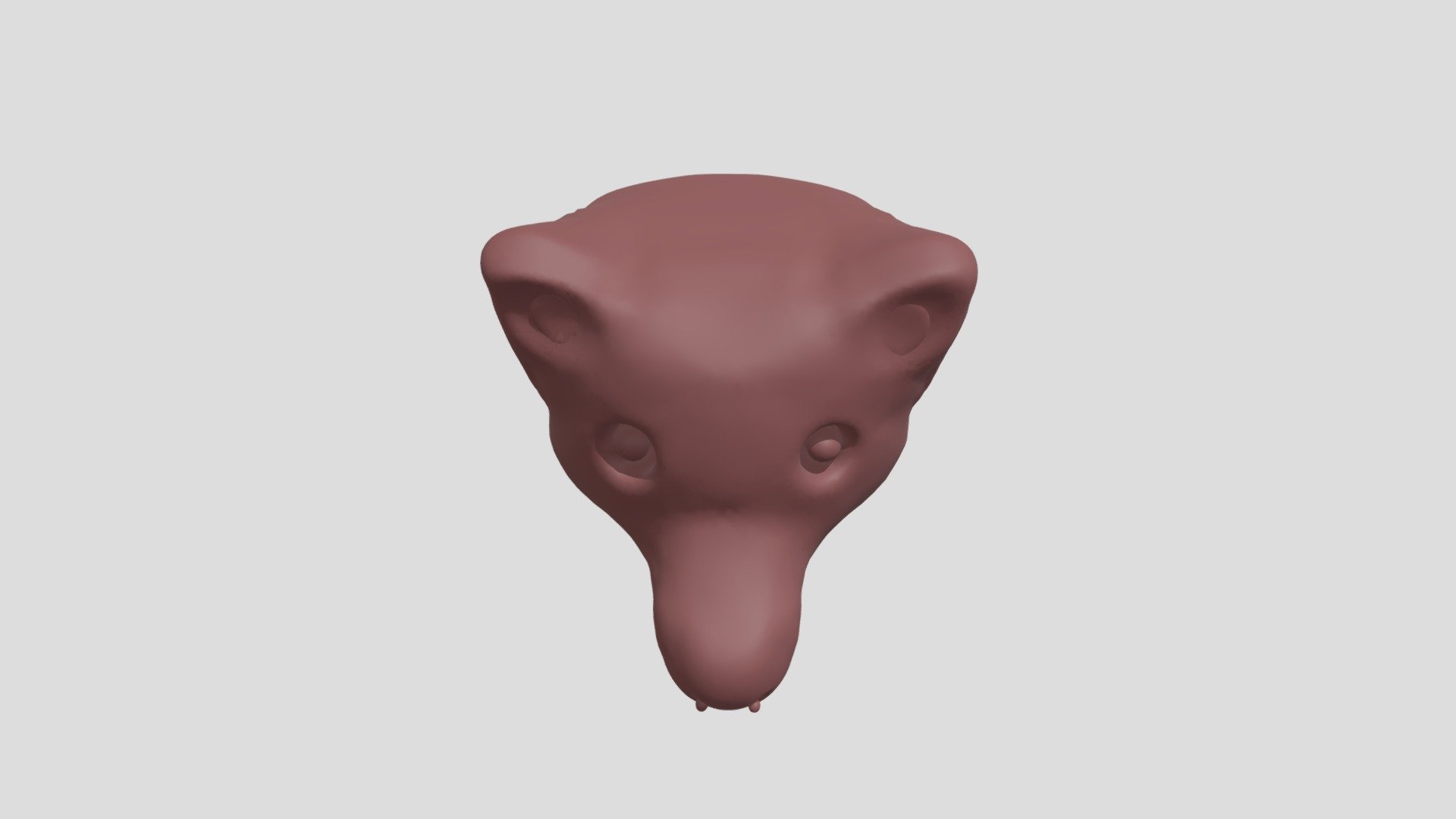 Fox? Bear? Alien? Pig? - 3D model by v_hath [fa60b7f] - Sketchfab