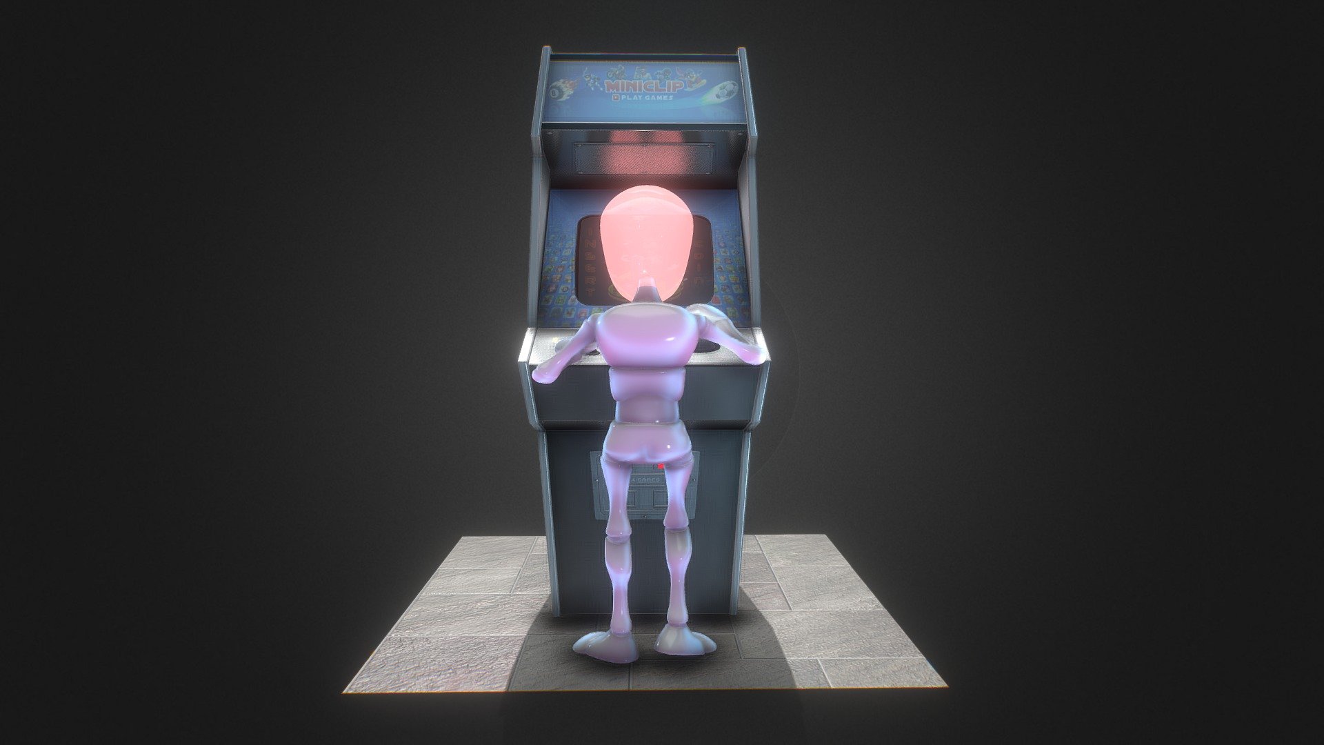 Work Hard, Play Harder - 3D model by Carlos Delgado Amaral (@caxalipa ...
