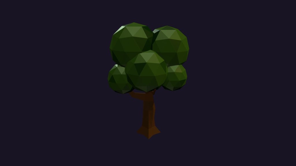 Low Poly Blobby Tree - 3D model by Hatty [fa6106c] - Sketchfab