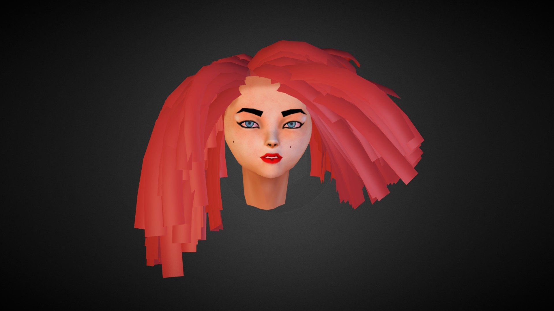 Red Head Test - 3D model by Ashod [fa61252] - Sketchfab
