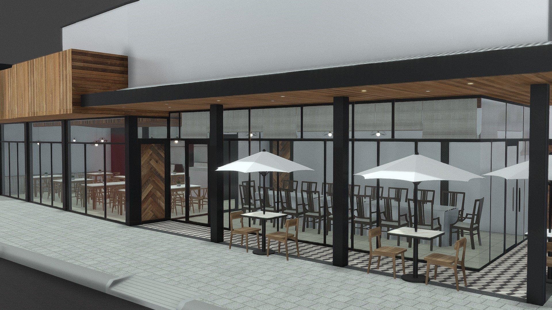Bar Restaurant - 3D model by Koistudio MIAMI (@redesignstudio) [fa613a3 ...