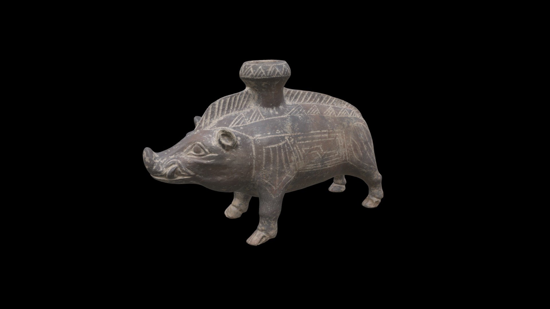 1977.42 Boar Vessel - Download Free 3D model by Cleveland Museum of Art ...