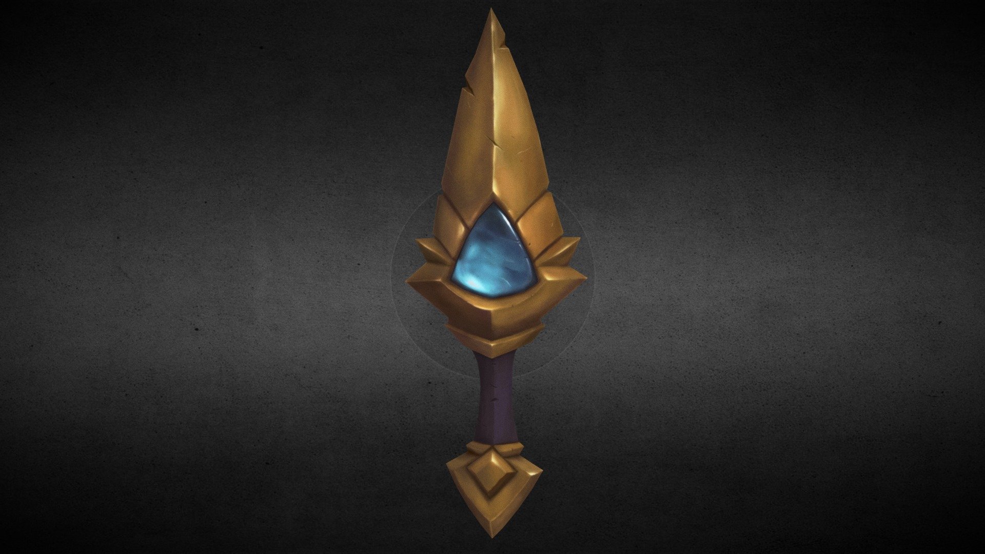 Stylized Golden Dagger - 3D model by NimaMemari [fa61744] - Sketchfab