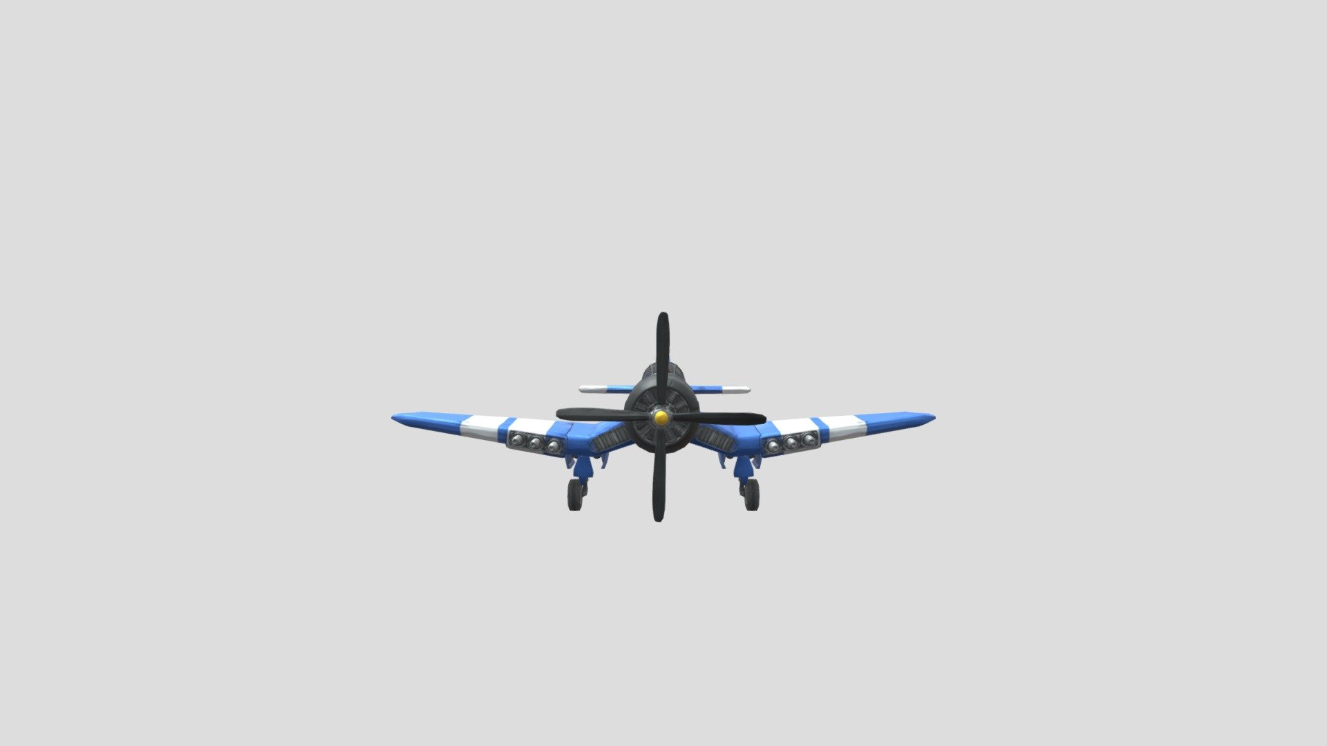 F4u Corsair - 3D model by Telcy.Durand [fa62205] - Sketchfab