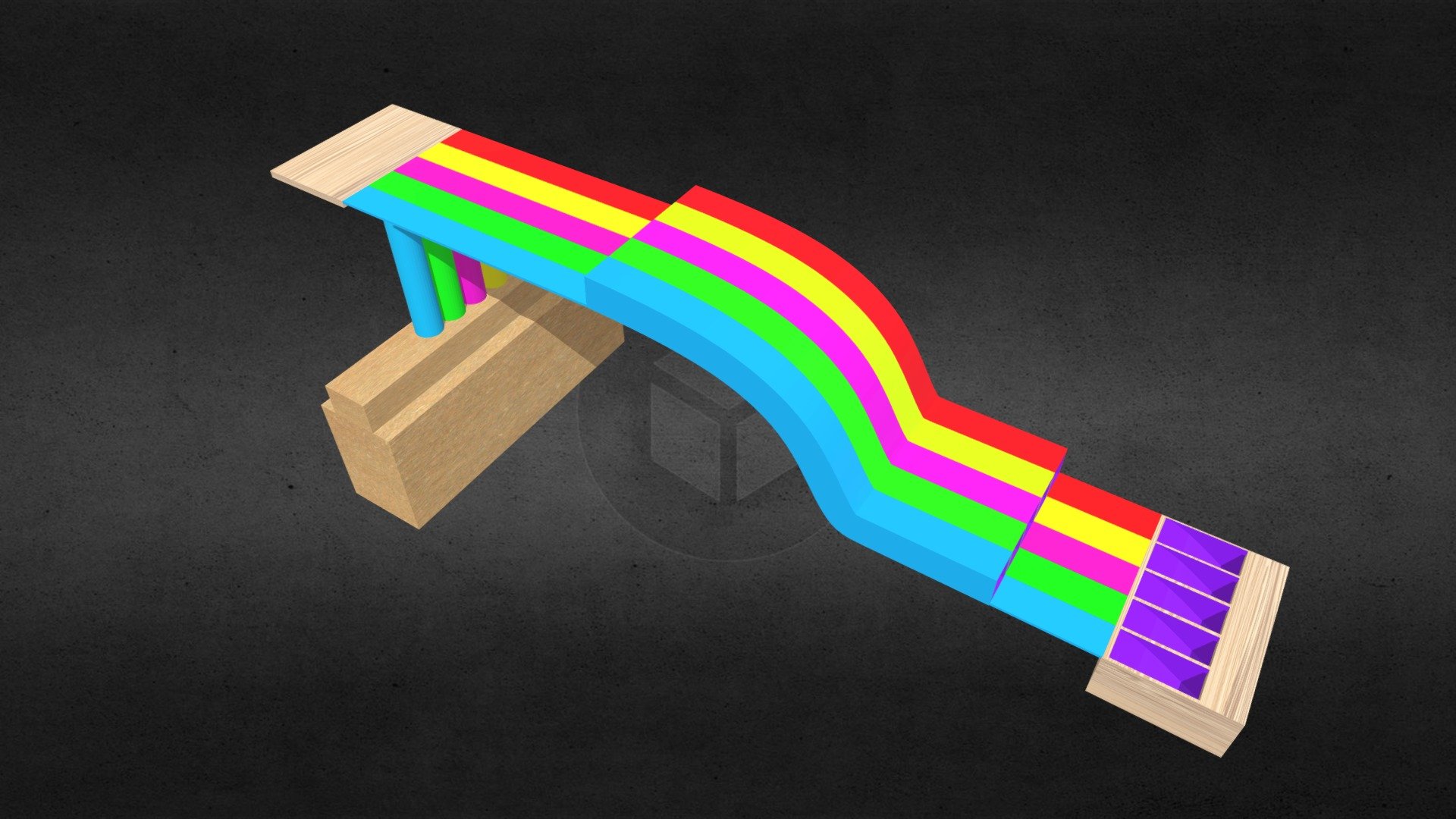 Grand Water Slide Pack | Water Slide - 3D model by saqlainbaig [fa625fc ...