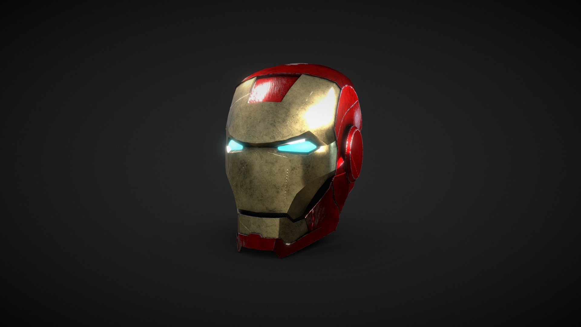Iron Man Helmet (MK 3) - 3D model by Josh Nicholson (@Rasengan975 ...