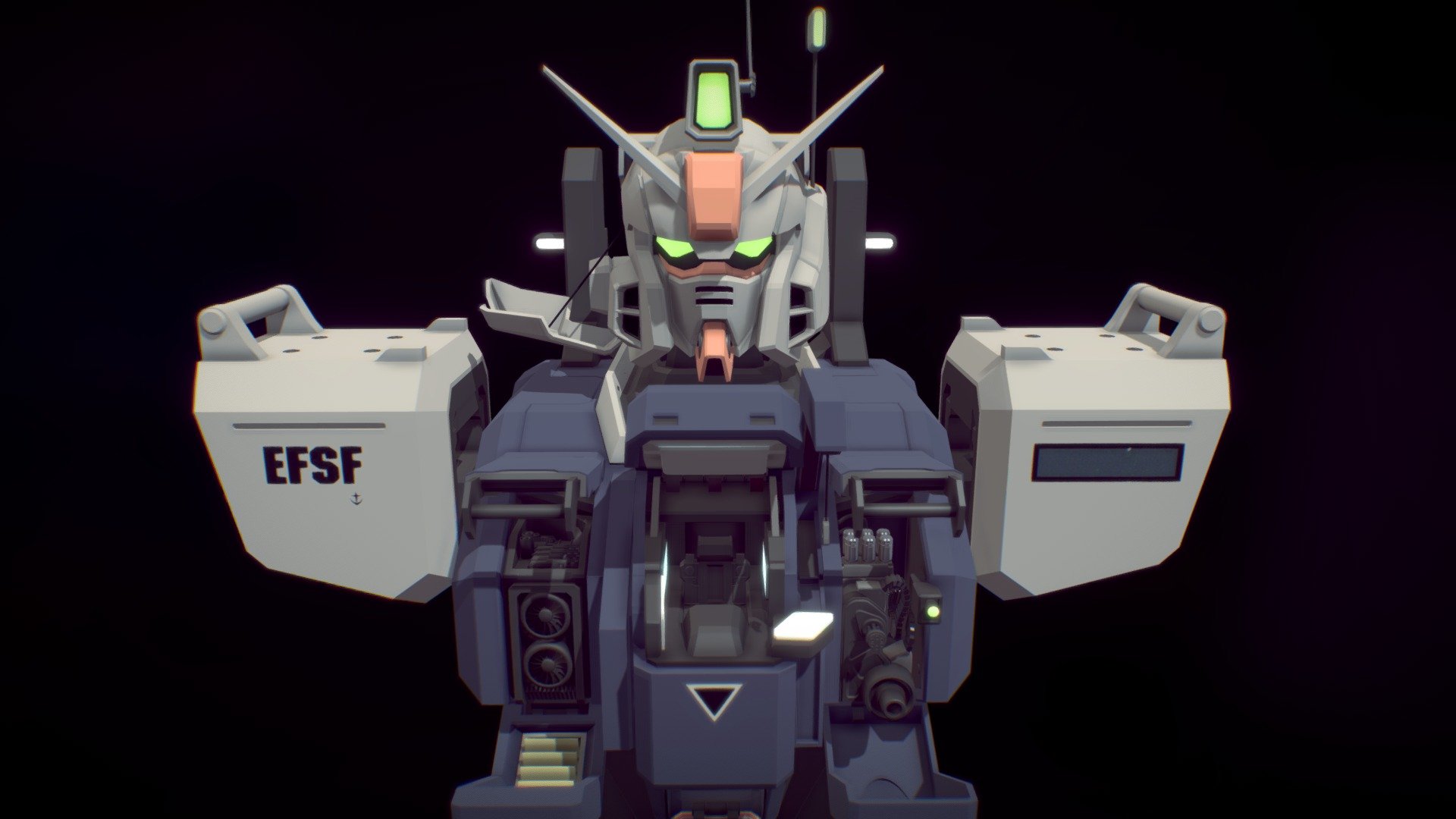 RX-79[G] WIP - 3D model by HoliestMallard [fa66137] - Sketchfab