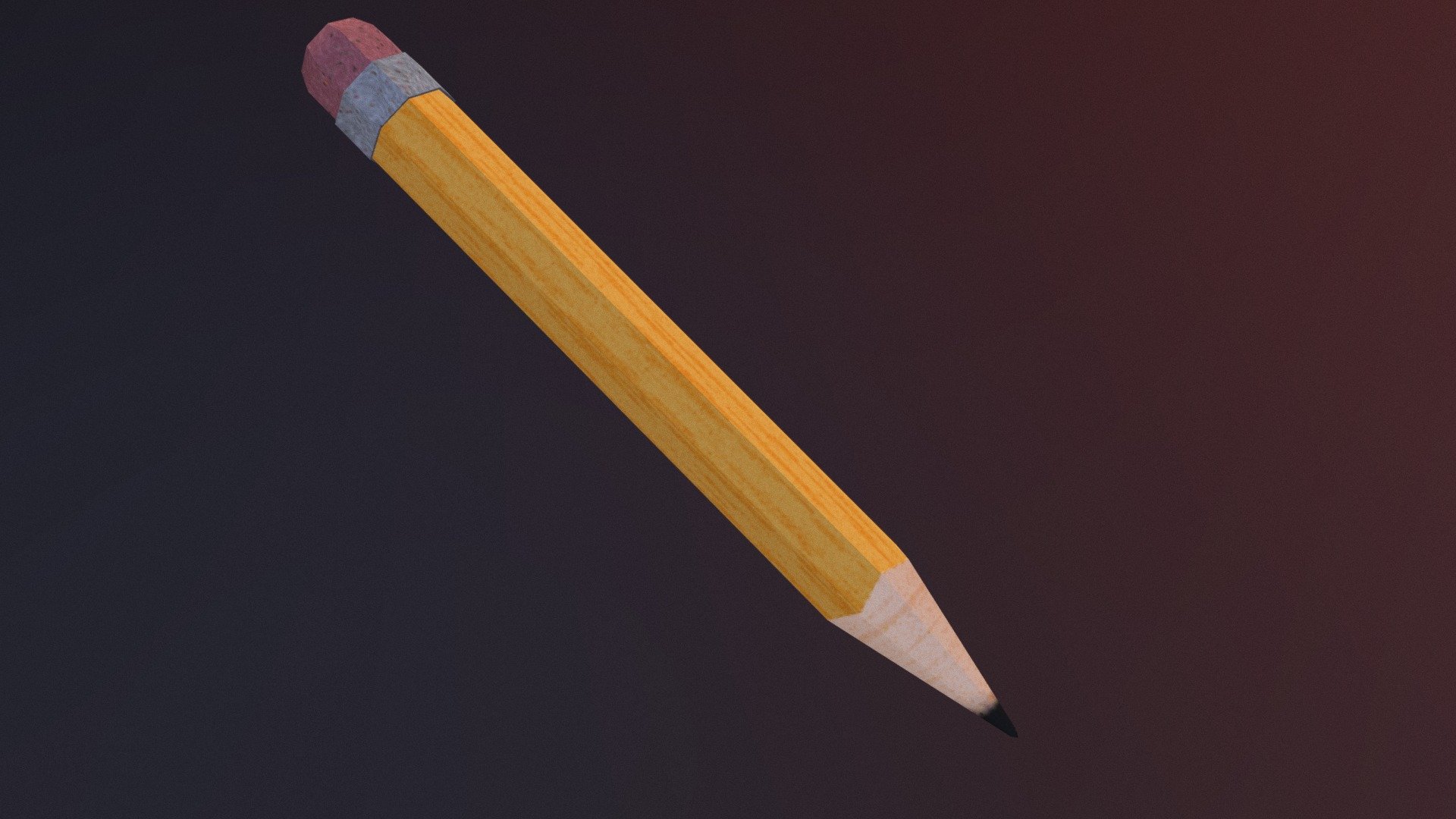 Low Poly Pencil | Texture Test - 3D model by Cynicalia [fa66613 ...