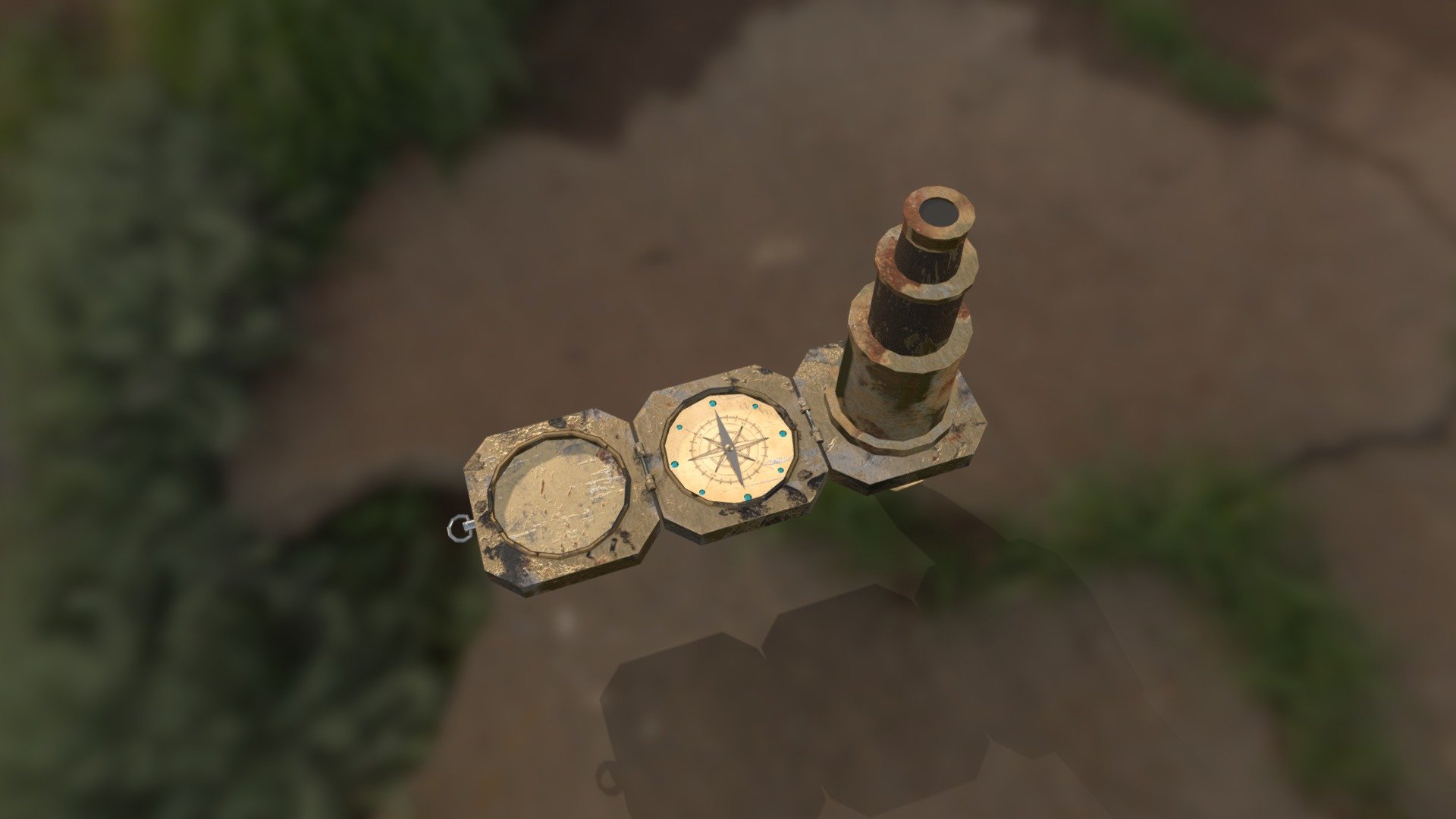 Compass_model - 3D model by Lumingyang Liu (@irisliu) [fa67c81] - Sketchfab