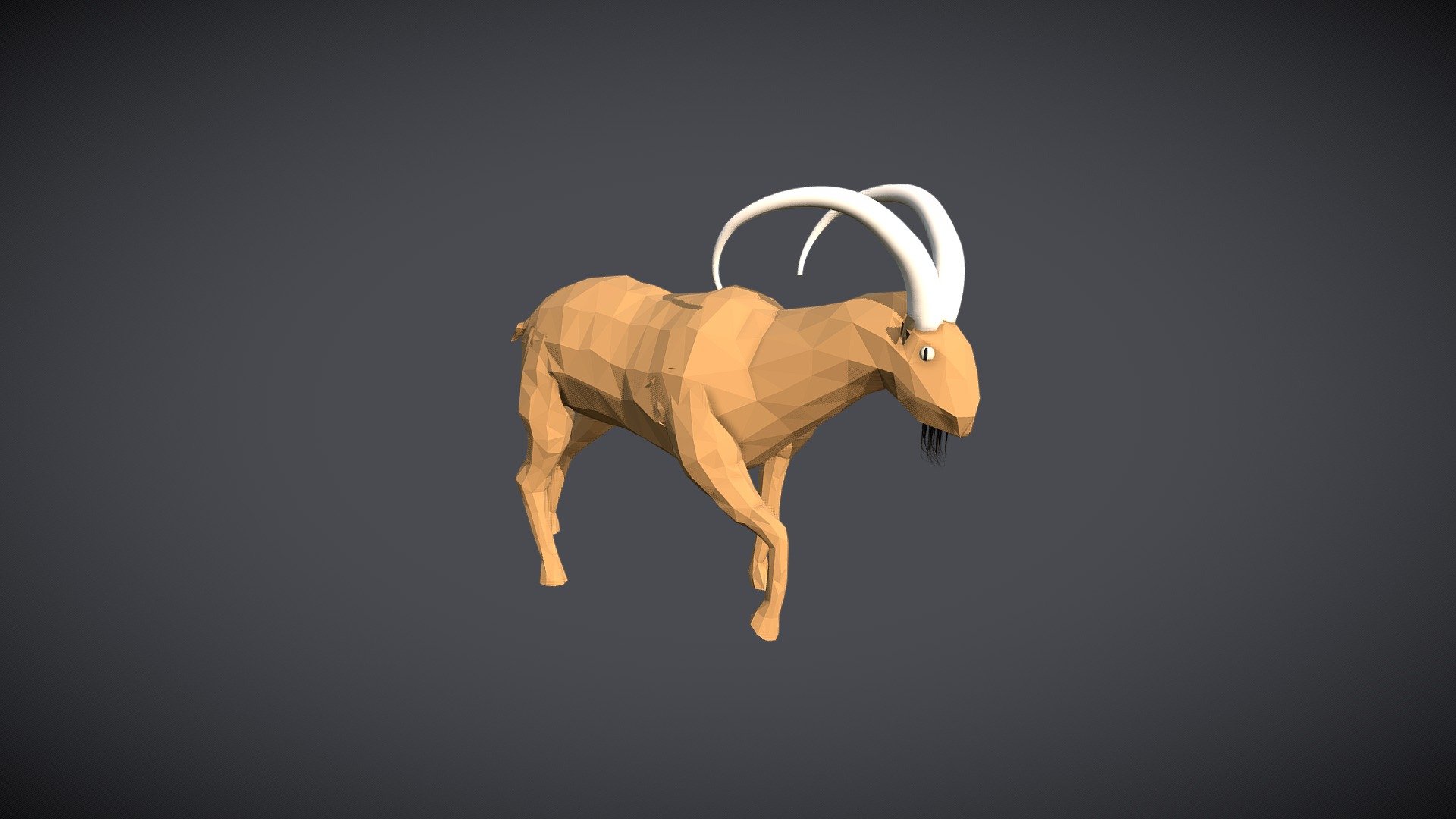 Low-Poly Goat - Buy Royalty Free 3D model by Incod ART 3D (@incodart ...