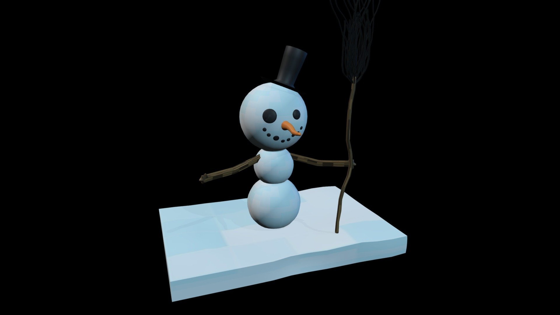 Organic Snowman - Download Free 3D model by KevinTheLonewolf [fa69dca ...