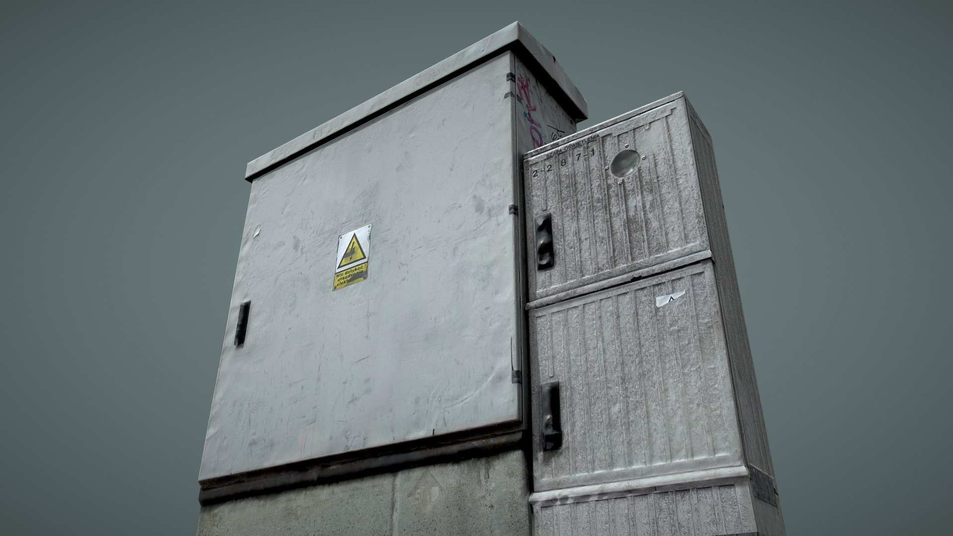 Utility box - Game ready - 3D model by Retopologic [fa6ae2f] - Sketchfab
